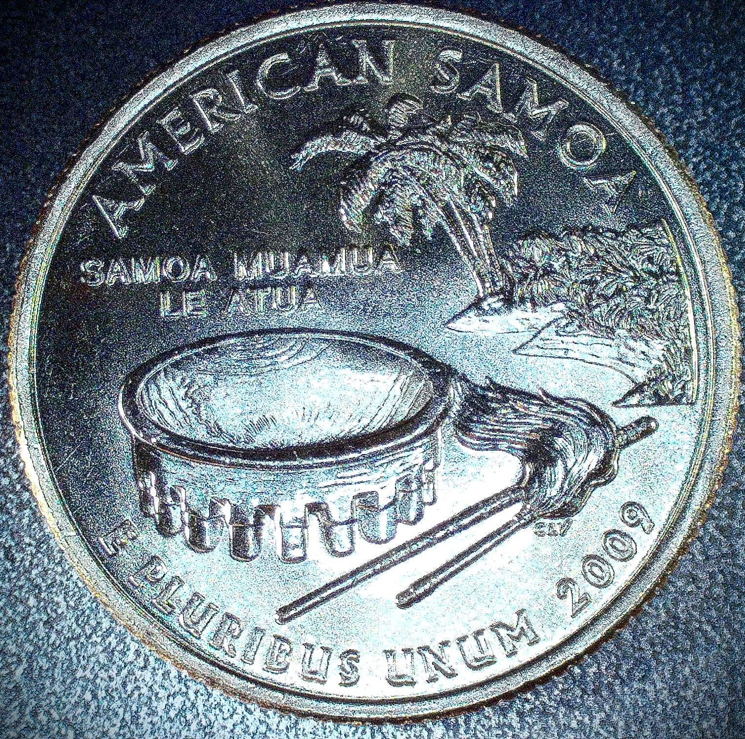 2009 D American Samoa 50 States and Territories Quarter Gem BU - For ...