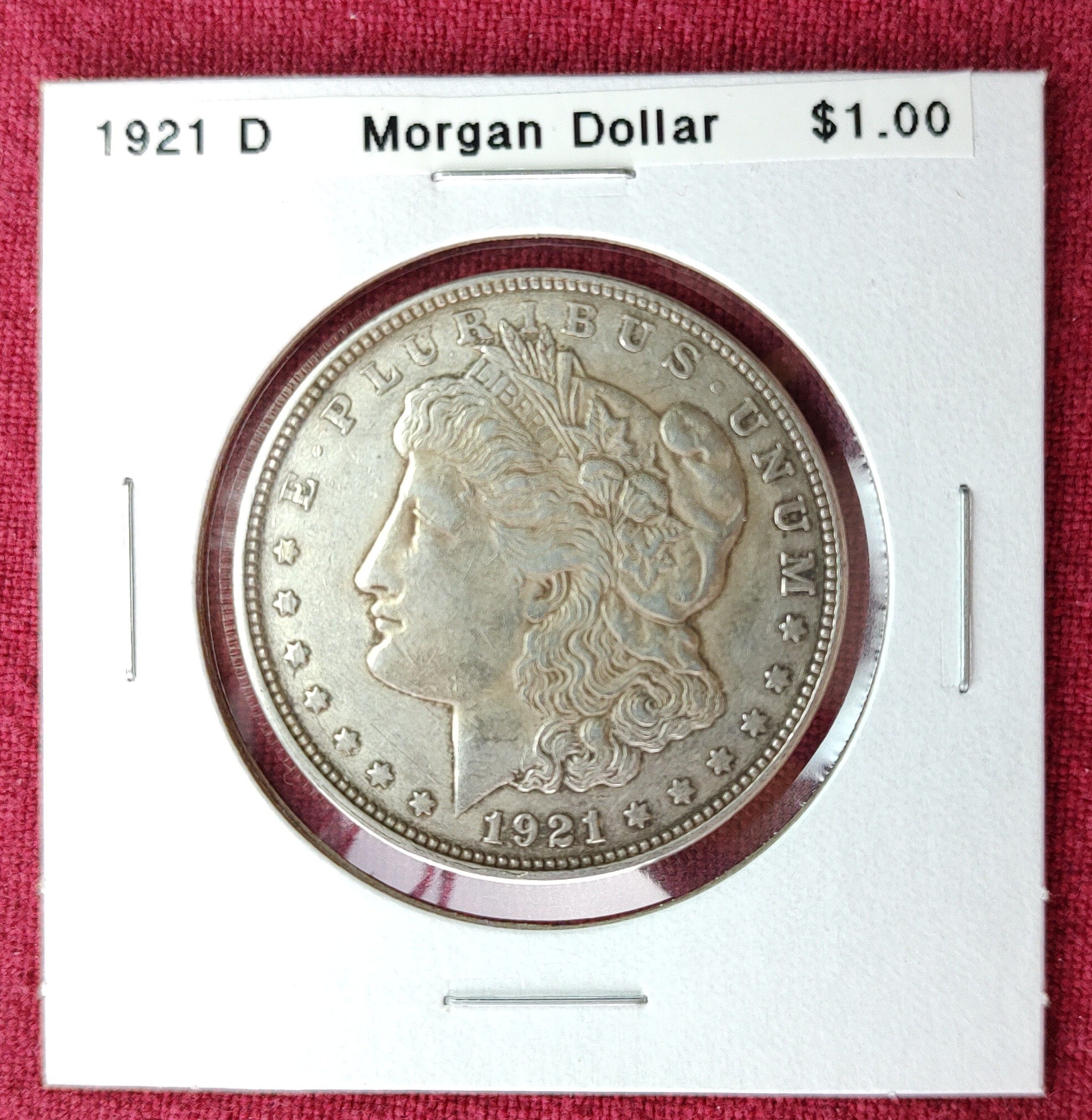 1921 D Morgan Dollar - Free Shipping for additional coins purchased on ...