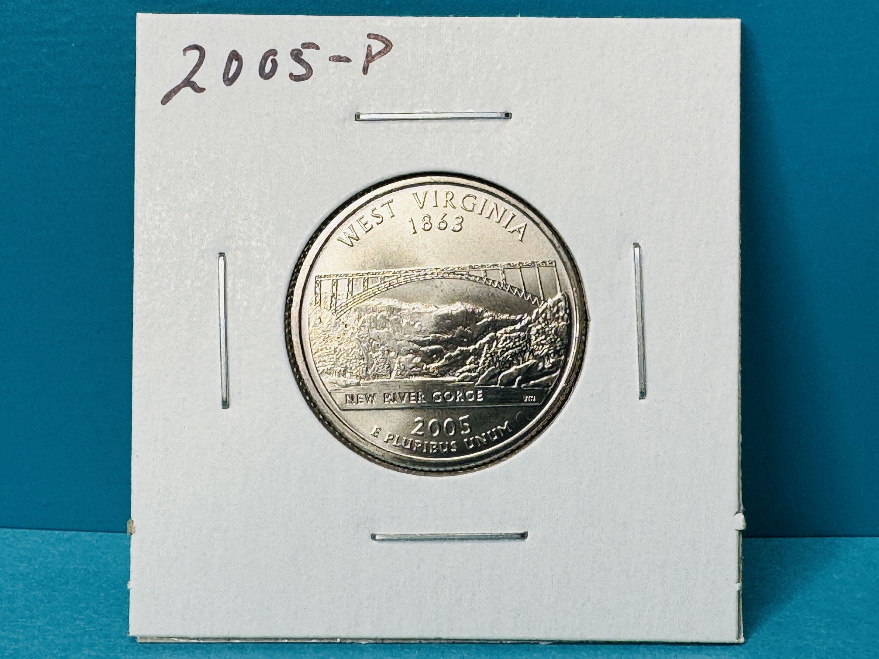 2005-P West Virginia 50 State Quarter - For Sale, Buy Now Online - Item ...