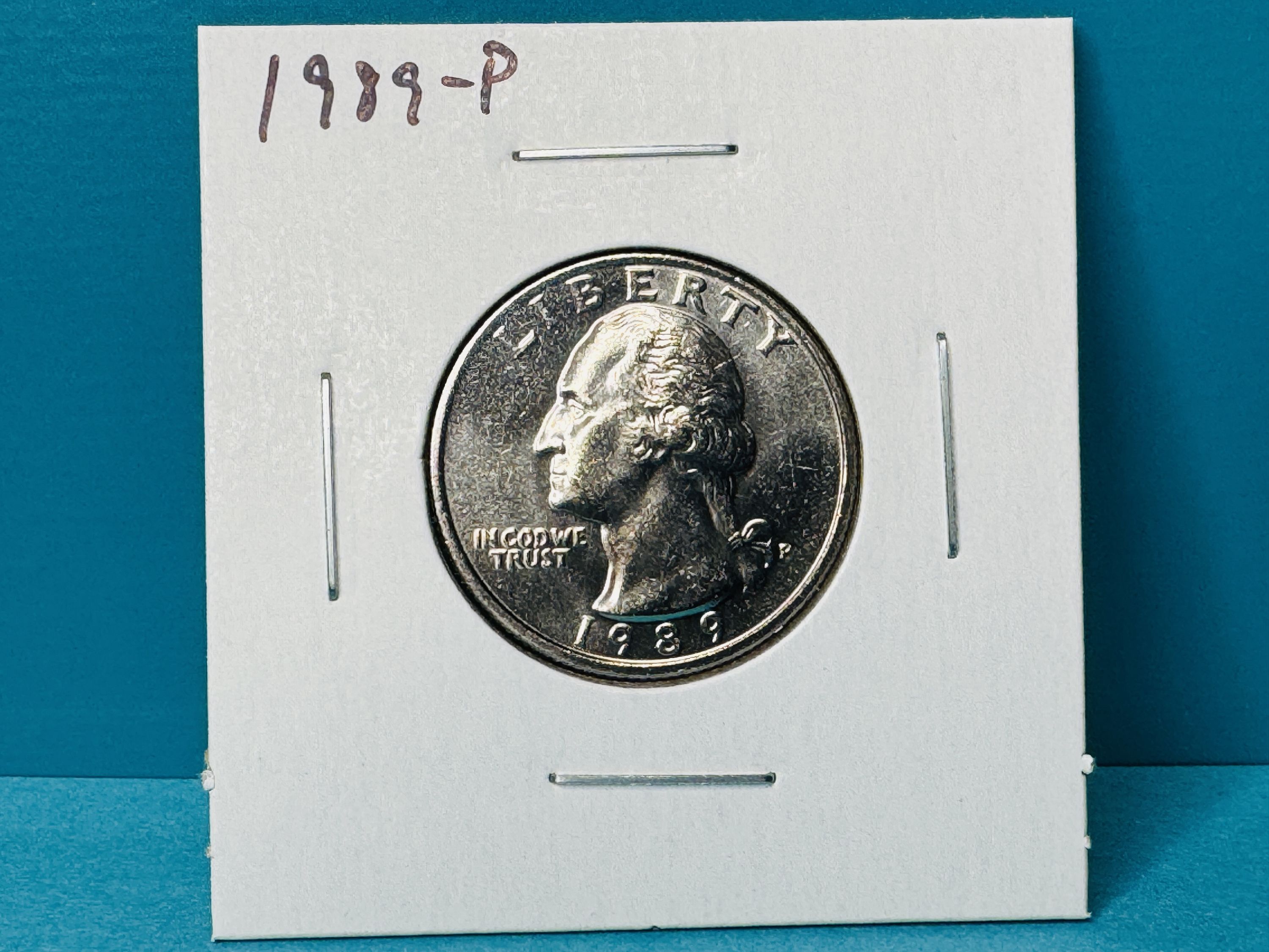 1989-P Washington Quarter - For Sale, Buy Now Online - Item #882688