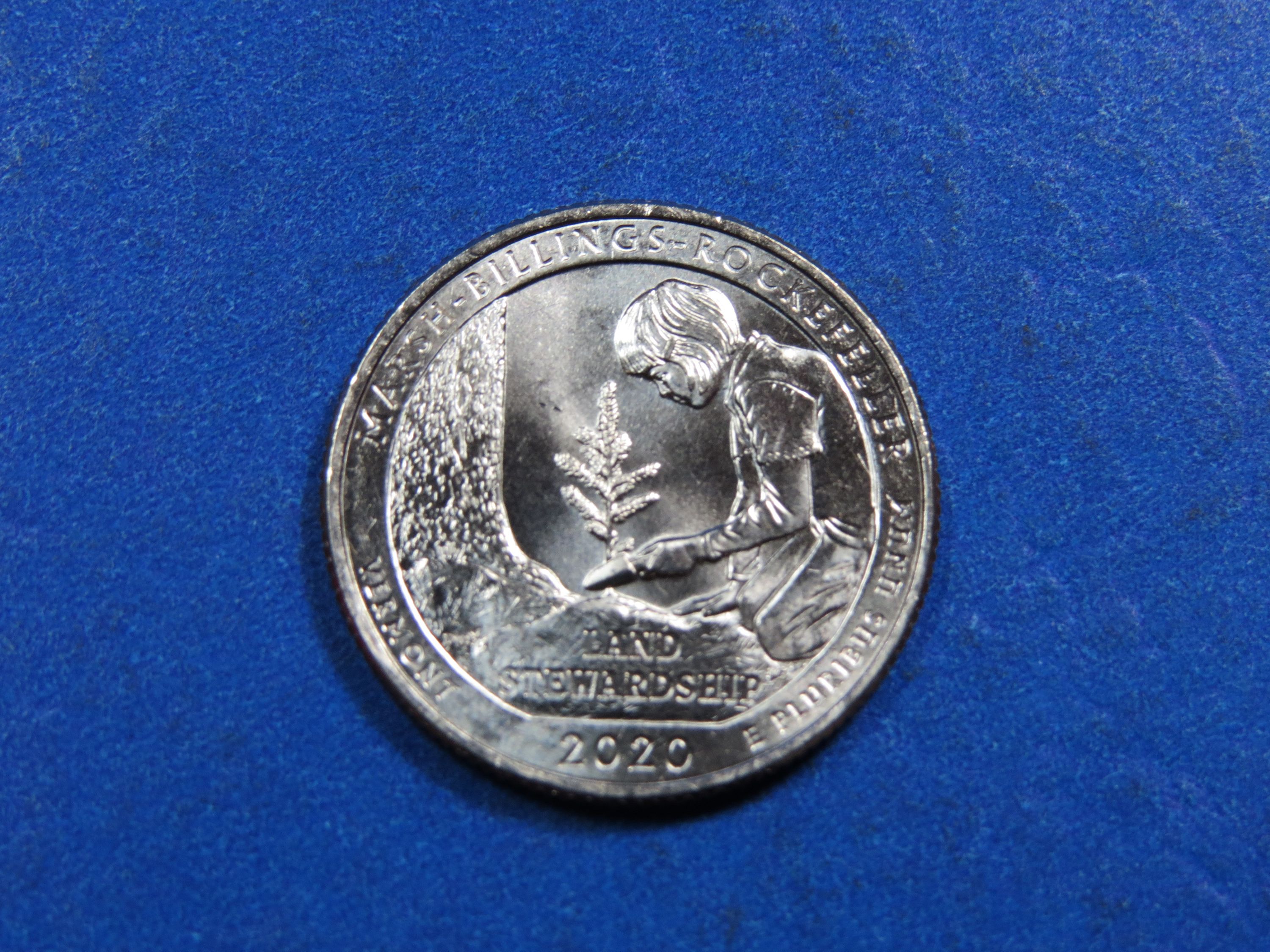 2020-P QUARTER "MARSH BILLINGS ROCKEFELLER" VERMONT(UNCIRCULATED) LOT ...
