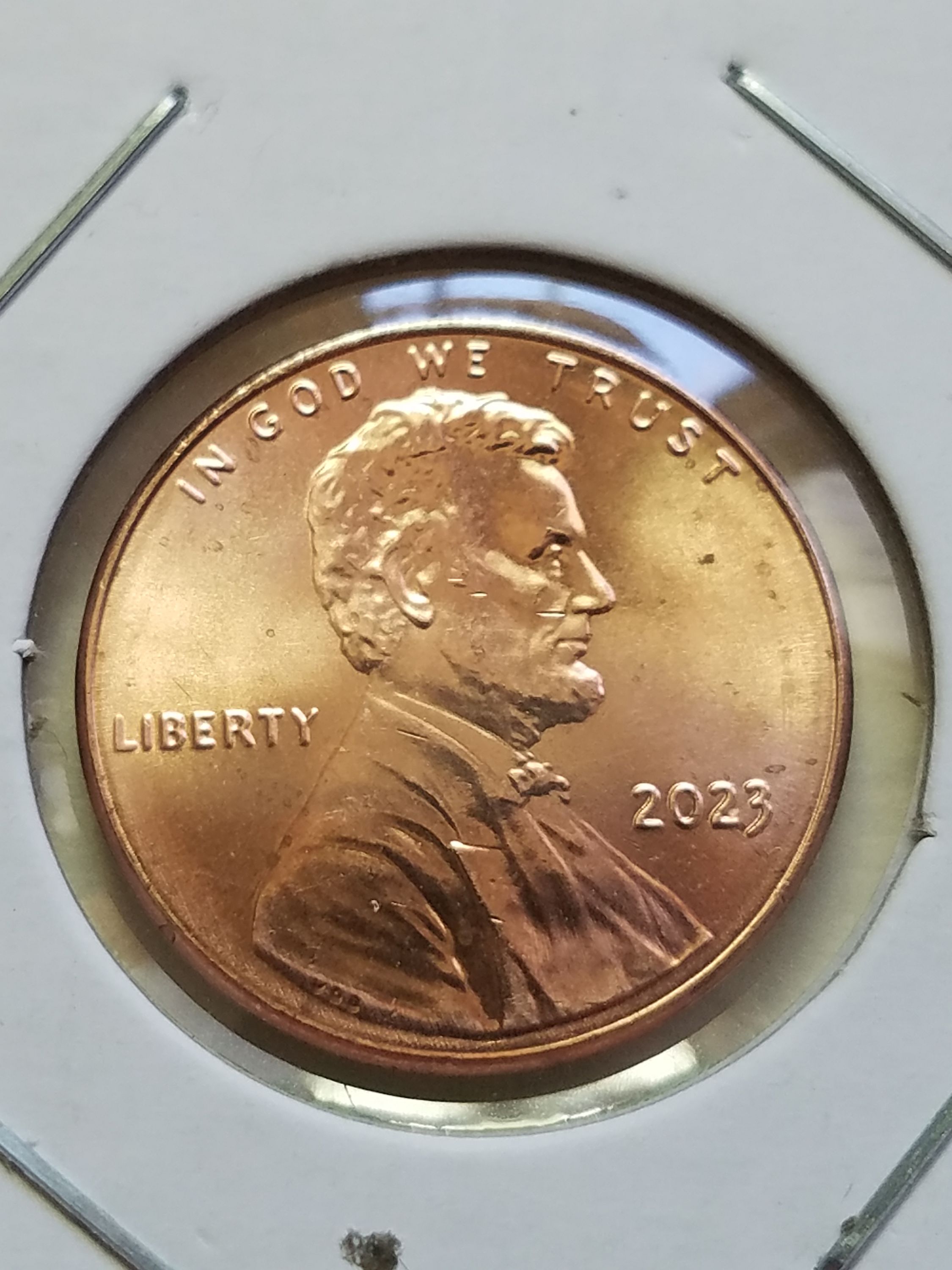 2023 P Lincoln Shield Cent Penny SPIKED Head Die Break Error - For Sale ...