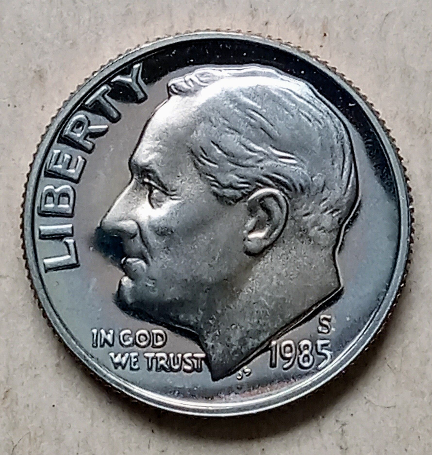 1985 S Proof Roosevelt Dime • Nice Toning • DCAM GEM - For Sale, Buy ...