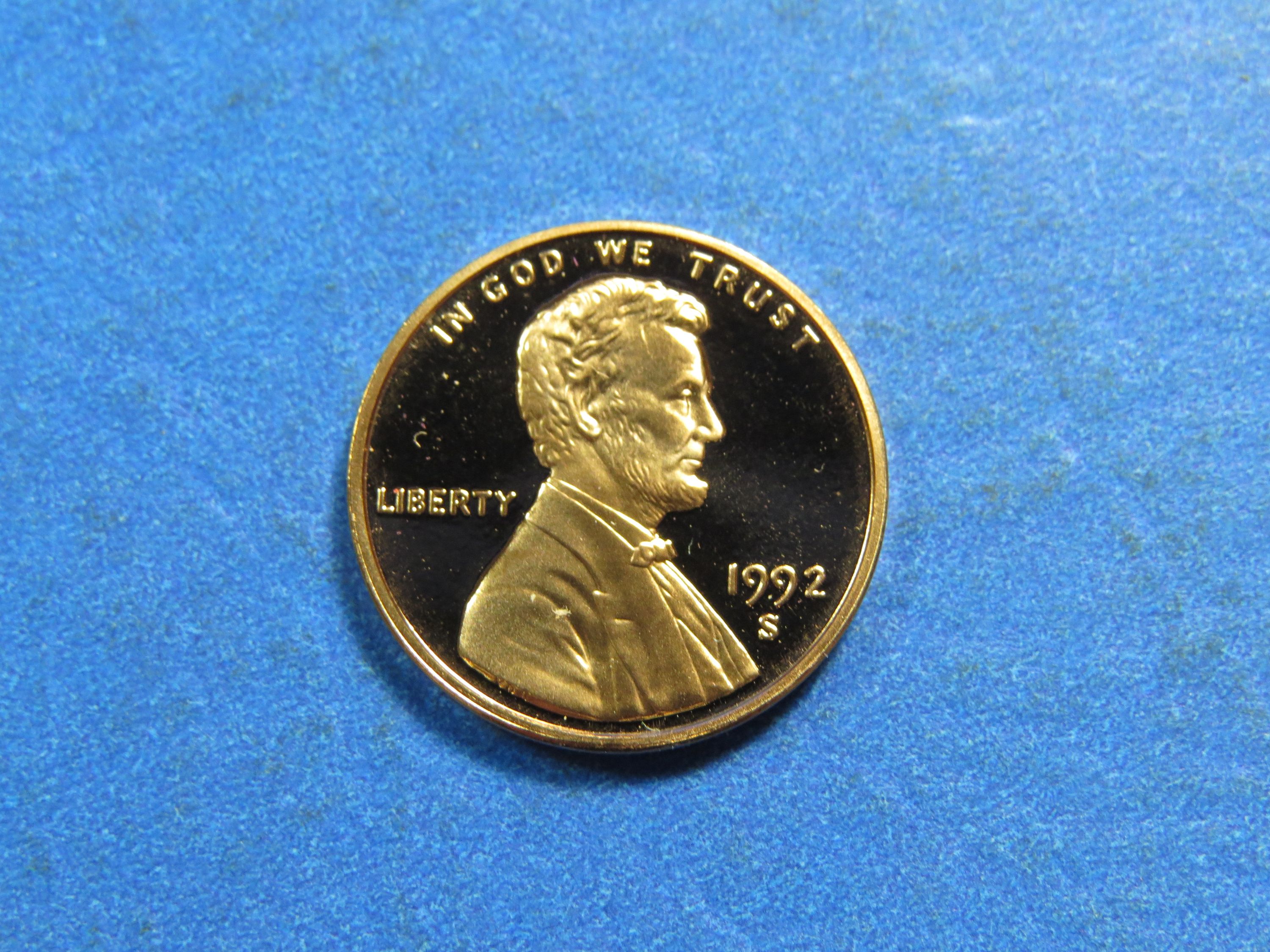 1992-S LINCOLN CENT - UNCIRCULATED PROOF - LOT H675 - For Sale, Buy Now ...