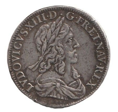 FRANCE / 1643 1/4 Ecu Louis XIII - For Sale, Buy Now Online - Item #886355