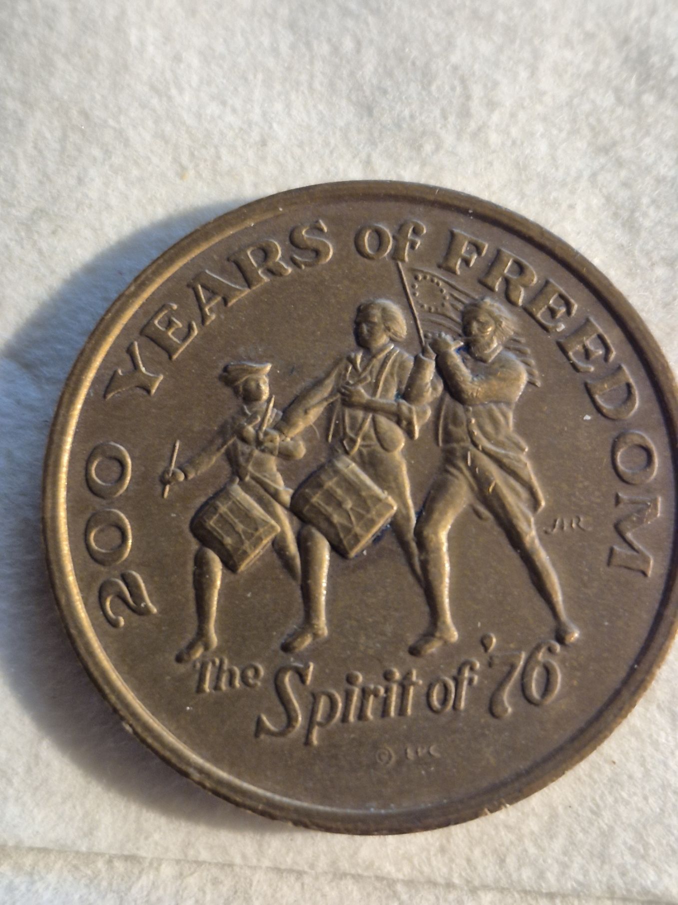 1976 200 Years of Freedom Bronze Token - For Sale, Buy Now Online ...