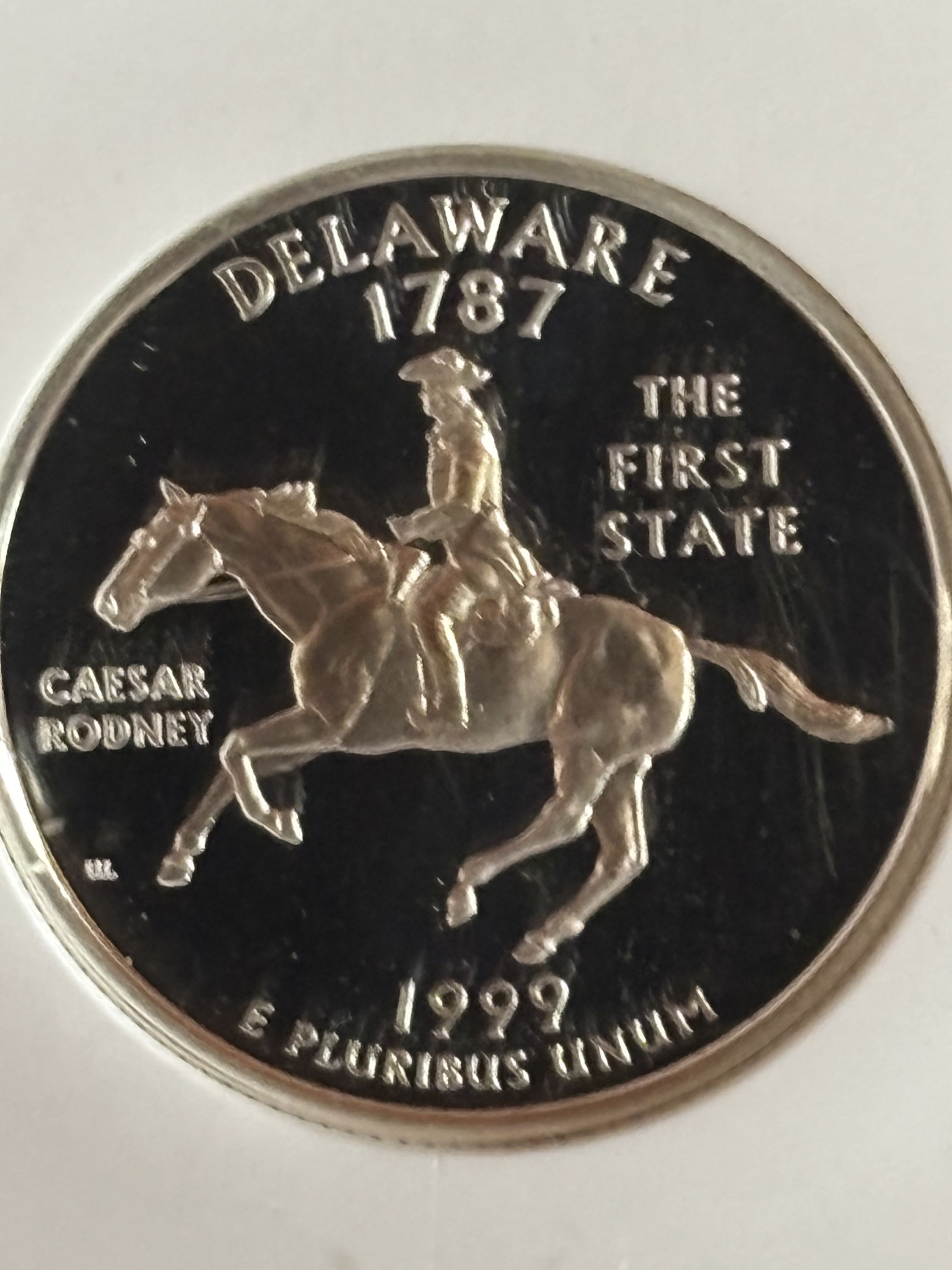 1999 S Delaware 50 States and Territories Quarter NGC: Silver Proof 69 ...