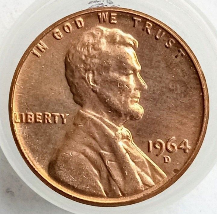 1964 D Lincoln Memorial Cent Penny • RD • CH BU *ha642 - For Sale, Buy ...