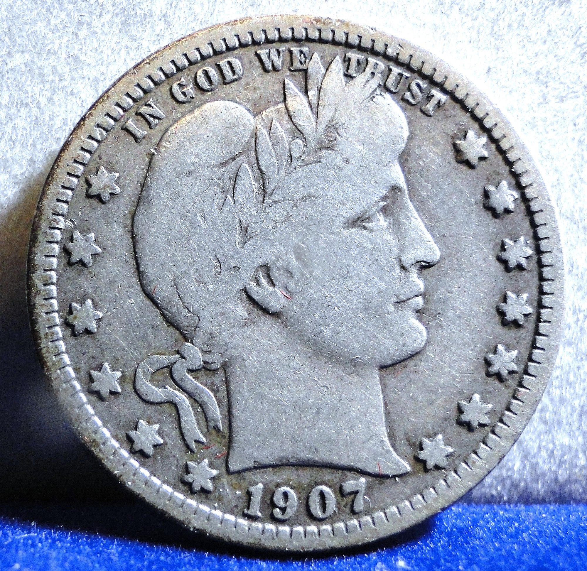 1907 Barber Quarter - For Sale, Buy Now Online - Item #889077