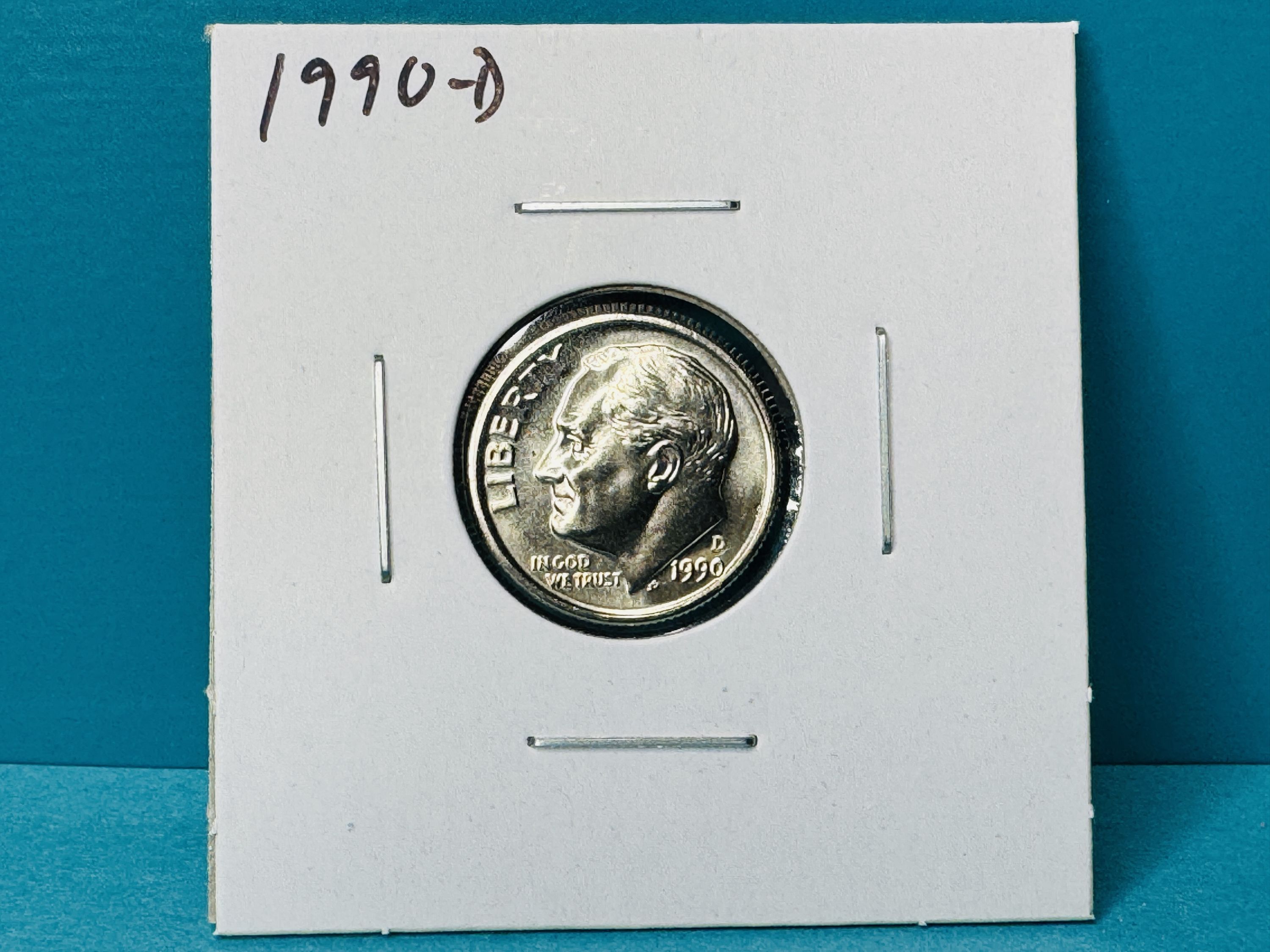 1990-D Roosevelt Dime - For Sale, Buy Now Online - Item #889973