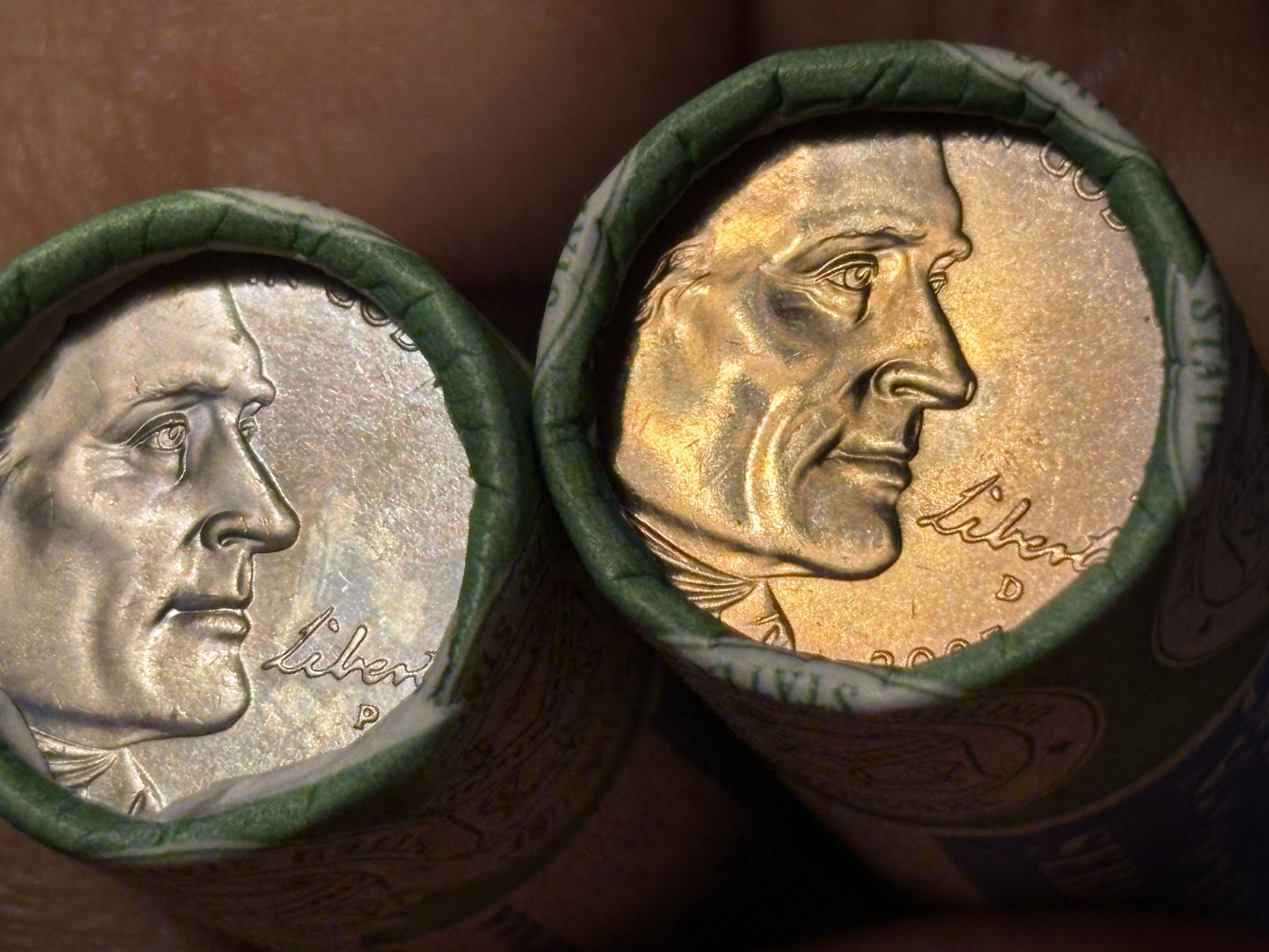 2005 P & D WESTWARD NICKEL SERIES OGP ROLLS - 80 BU UNSEARCHED COINS ...