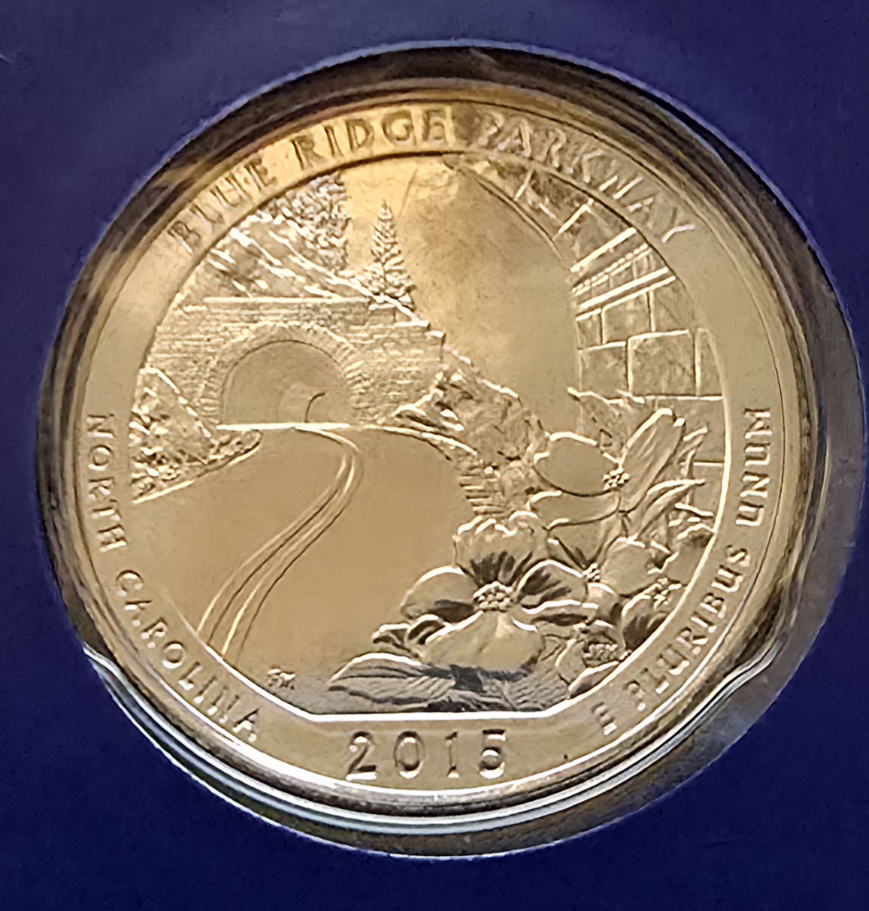 2015-P Blue Ridge Parkway Quarter - BU in Original Mint Cello (D59 ...