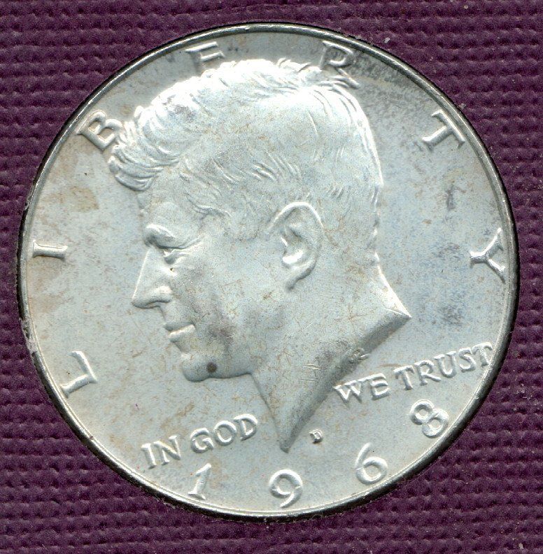 1968 D Kennedy Half Dollars -#03-012 - For Sale, Buy Now Online - Item ...