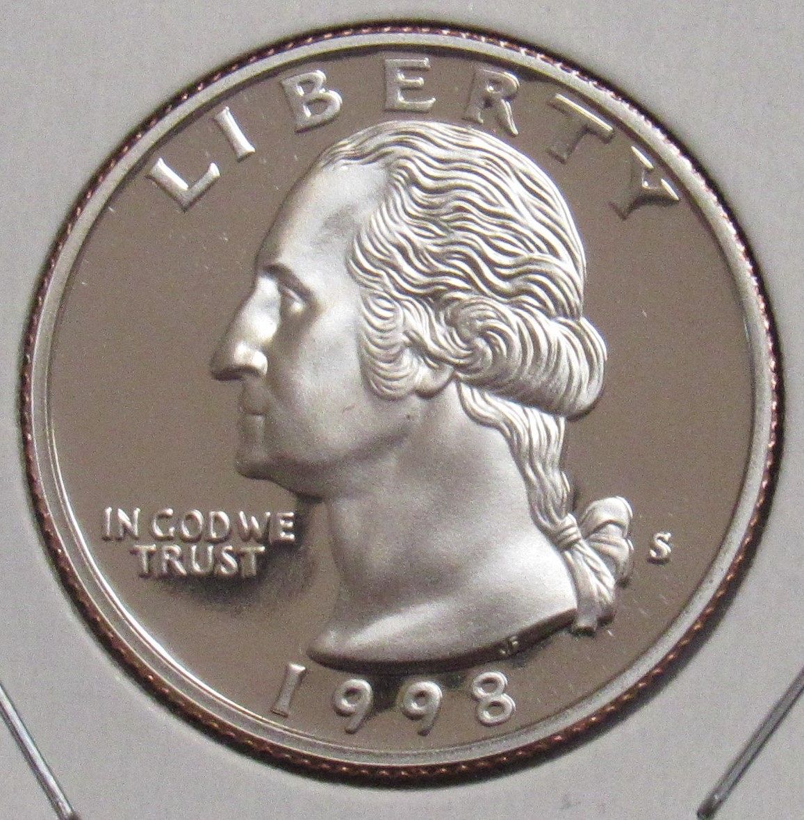 1998 S Proof Washington Quarter - For Sale, Buy Now Online - Item #892954