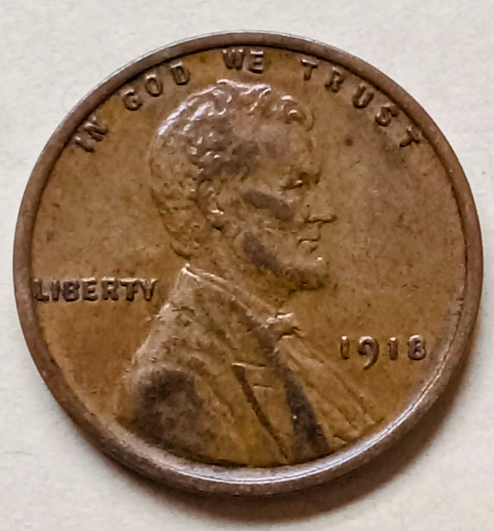 1918 Lincoln Wheat Cent Penny • Better Date • BN • AU *ah181 - For Sale ...