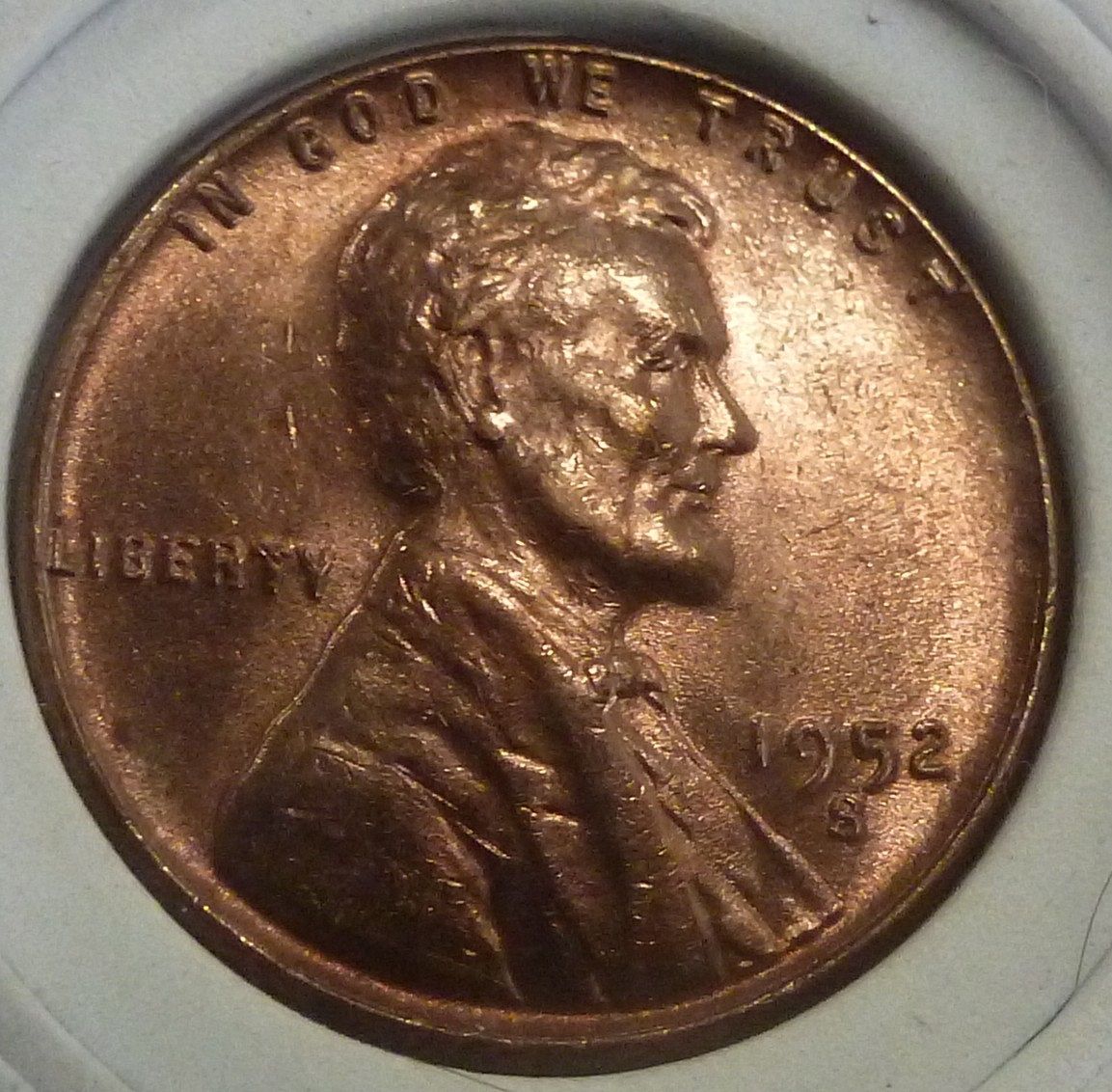 1952-S RED Uncirculated Lincoln Wheat Cent BU ( SS-10) - For Sale, Buy ...