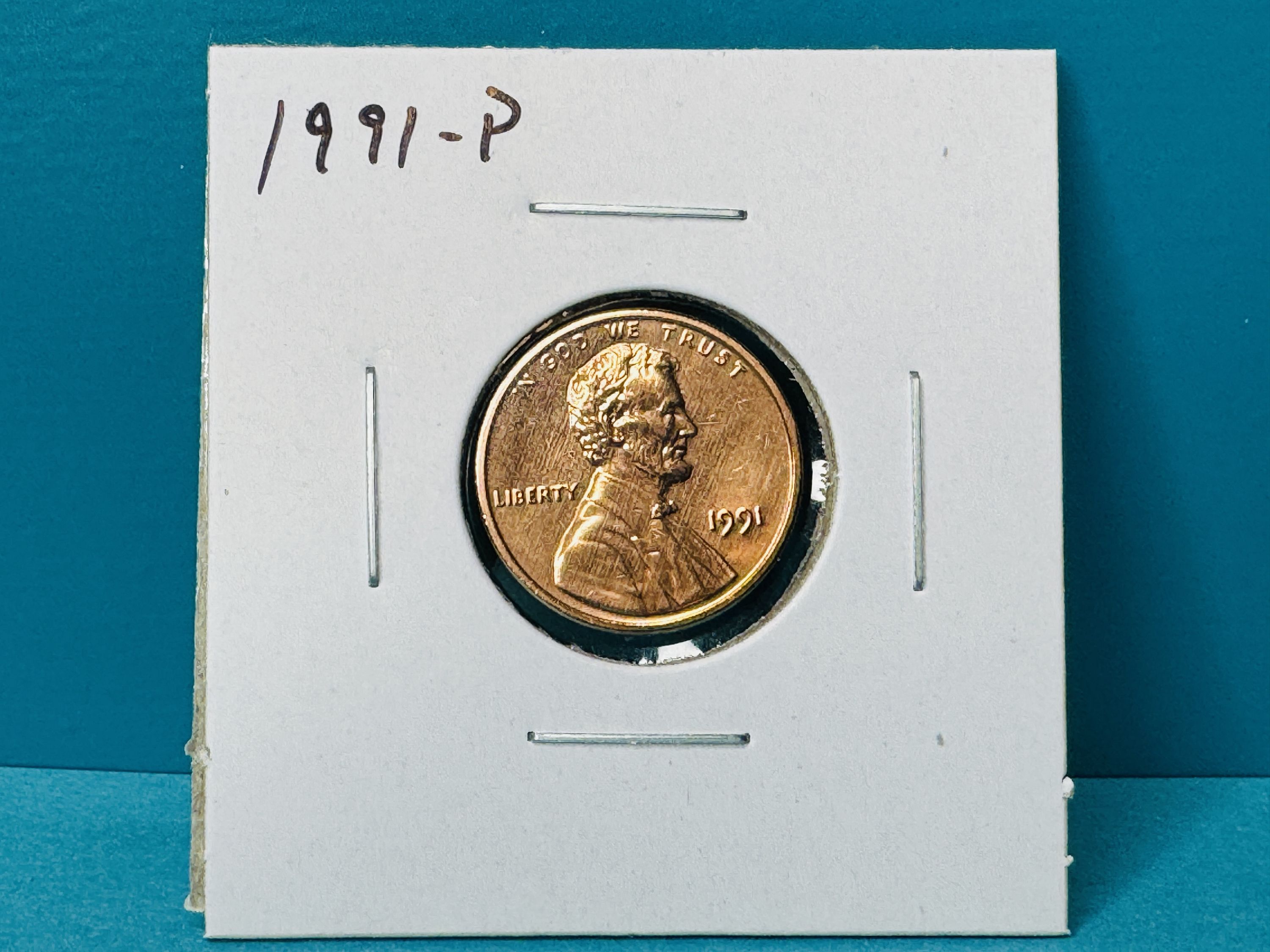 1991-P Lincoln Memorial Cent - For Sale, Buy Now Online - Item #894100