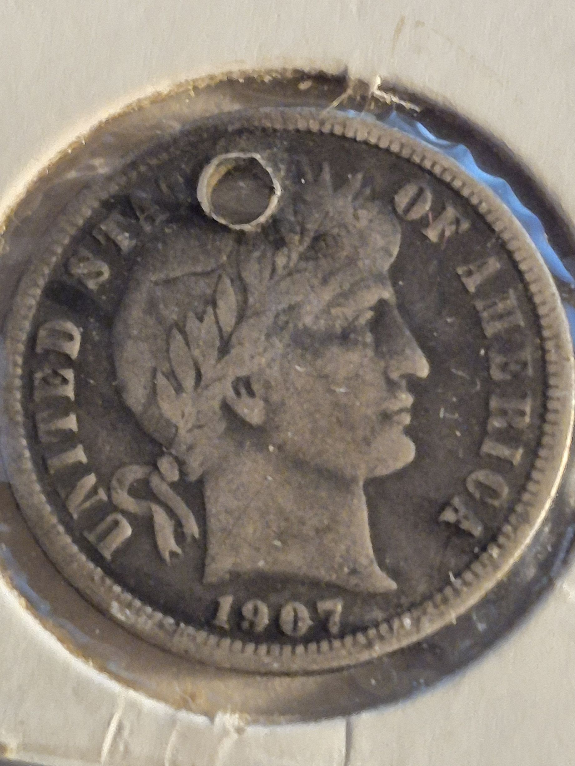1907 S Barber Dime - For Sale, Buy Now Online - Item #894437