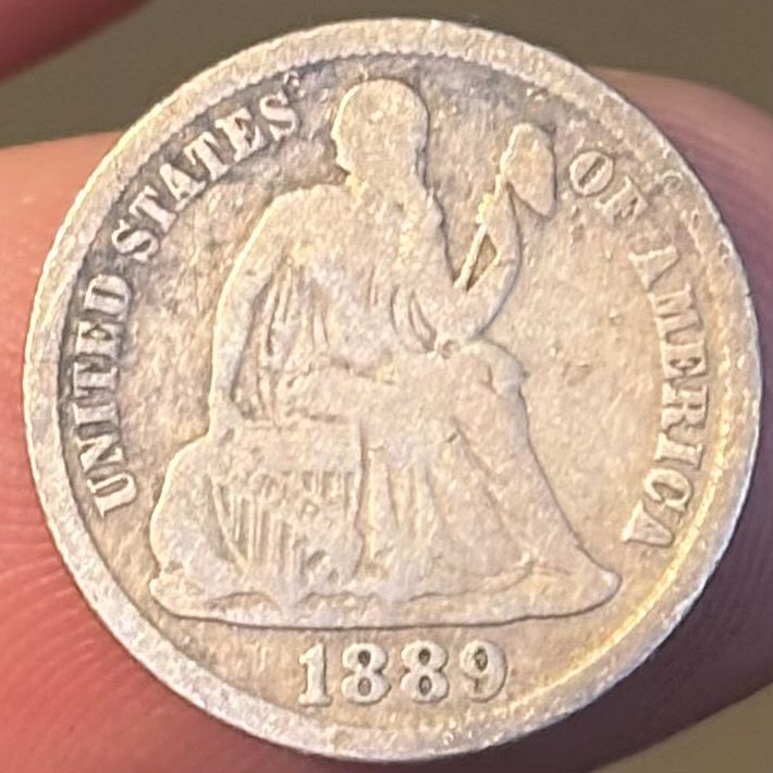 1889 s Seated Liberty 🗽 Dime - For Sale, Buy Now Online - Item #894637