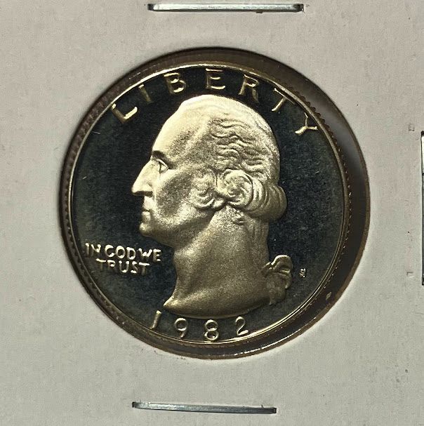 1982 S Proof Washington quarter - For Sale, Buy Now Online - Item #895068
