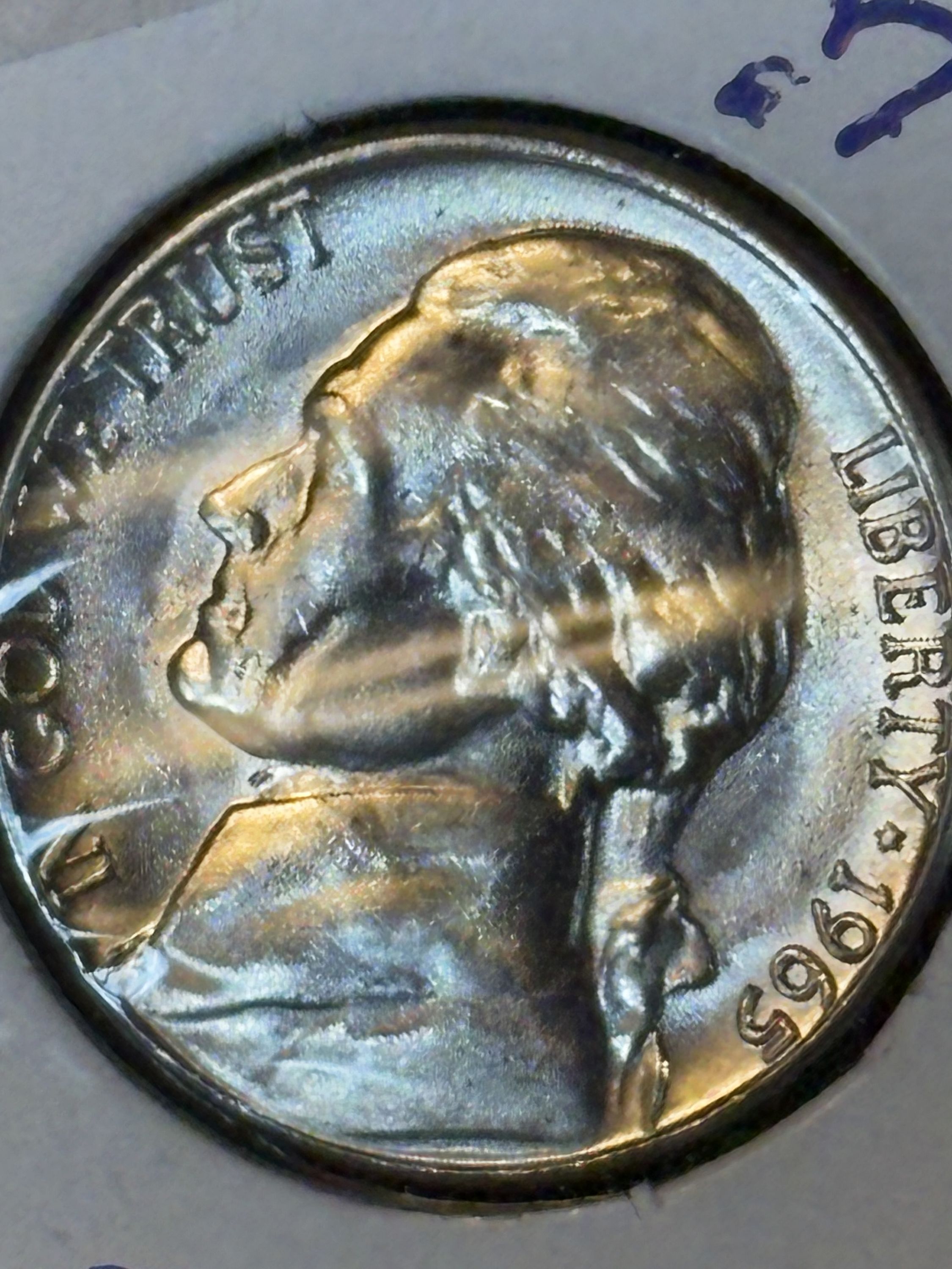 1965 P JEFFERSON NICKEL GEM BU - Online Coin Auction - Item #895290