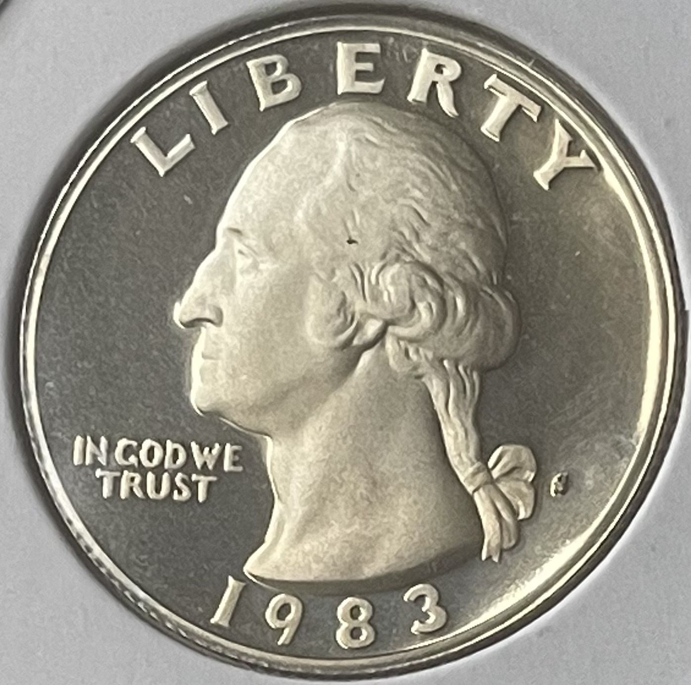 1983-S Washington Clad Proof Quarter - For Sale, Buy Now Online - Item ...