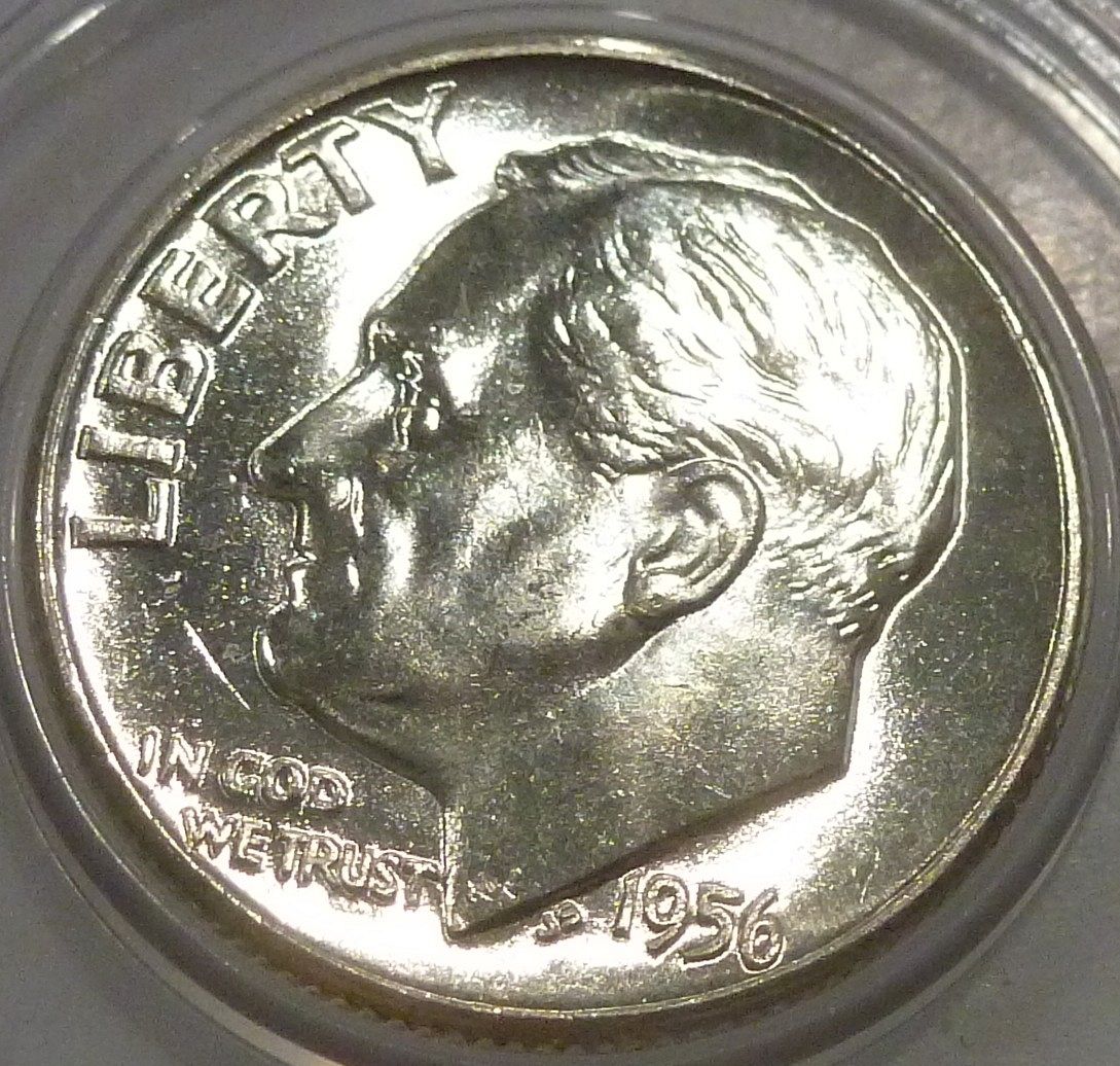 1956-P GEM PROOF HIGH GRADE Roosevelt Dime ( 150-32 ) - For Sale, Buy ...