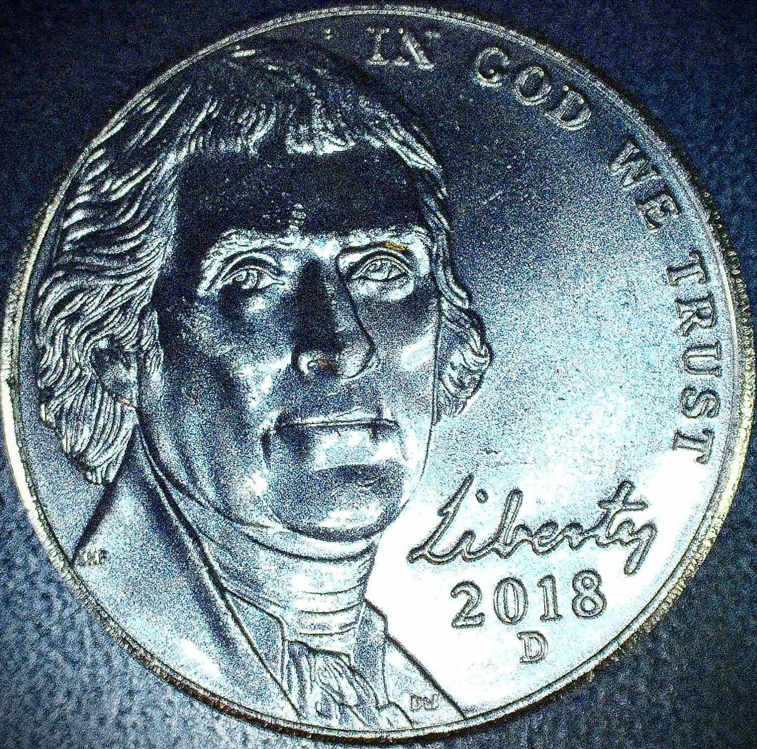 2018 D Jefferson Nickels BU - For Sale, Buy Now Online - Item #858749