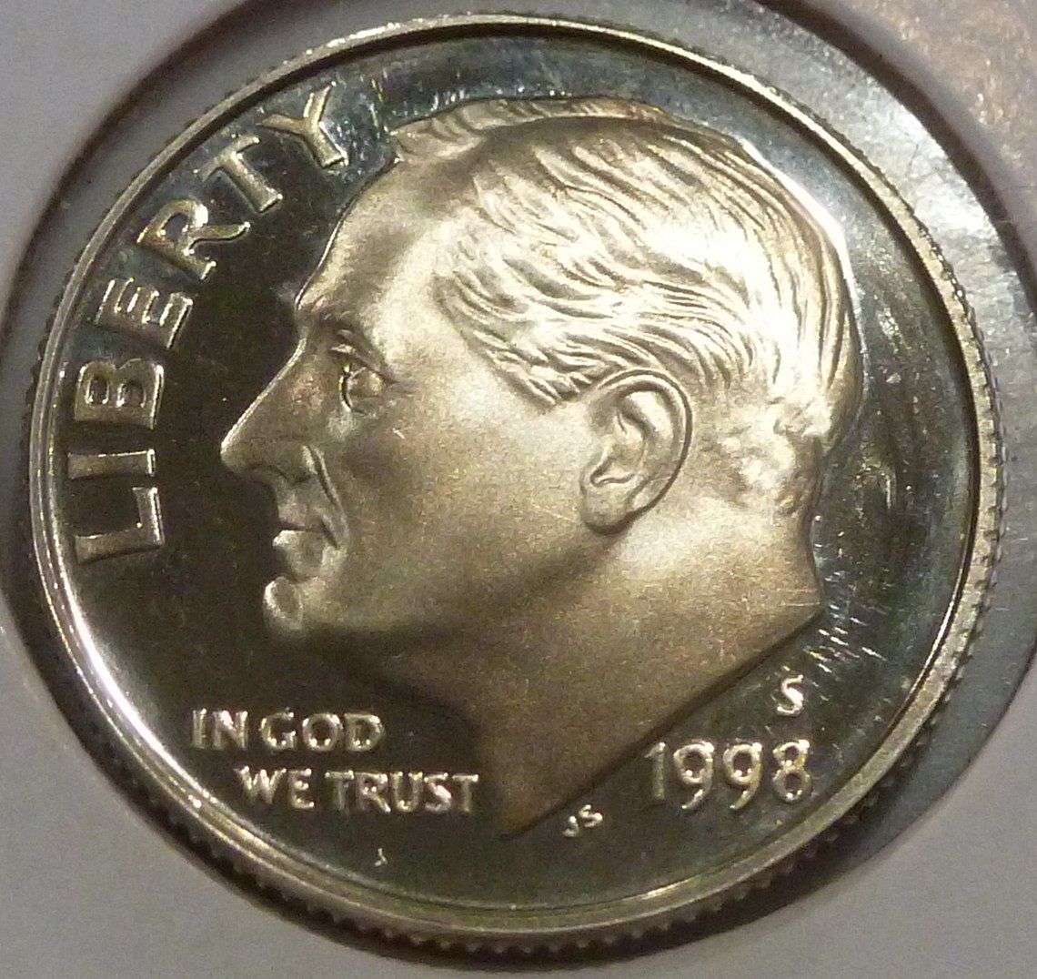 1998-S GEM Brilliant Proof Roosevelt Dime (150-57) - For Sale, Buy Now ...