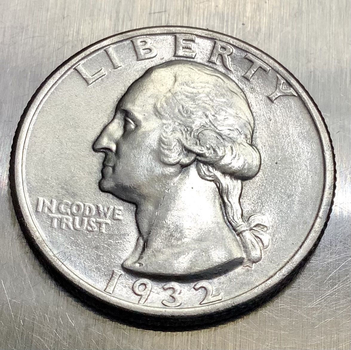 1932 Silver Washington Quarter Choice BU - For Sale, Buy Now Online ...