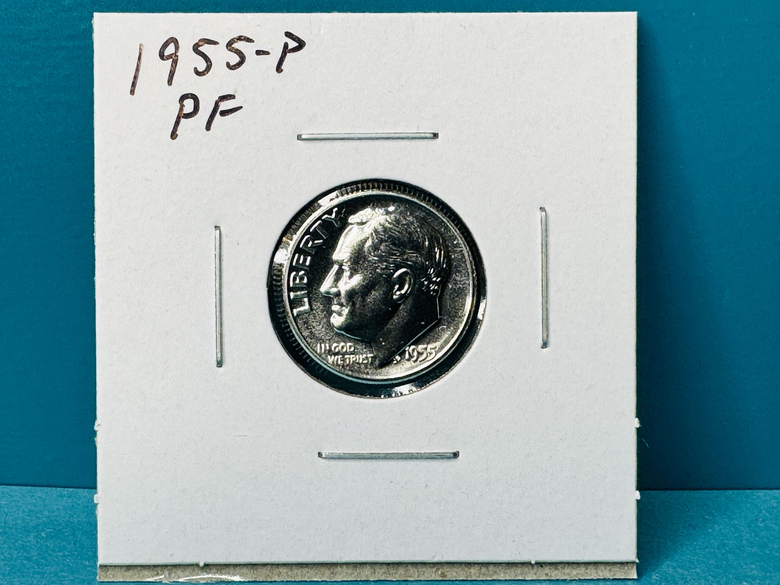 1955-P Proof Roosevelt Dime - For Sale, Buy Now Online - Item #898462