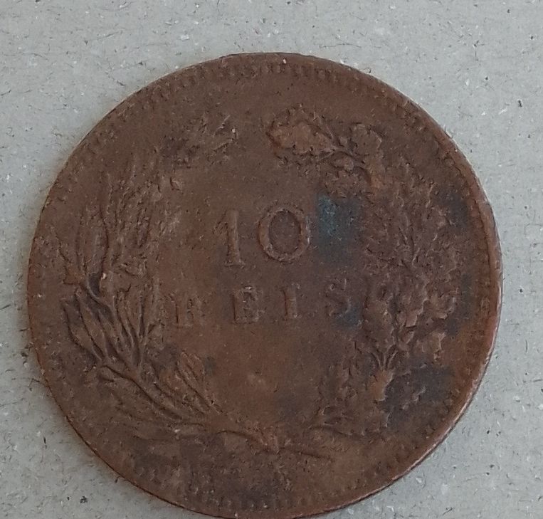 Portugal ....10 REIS. coin - For Sale, Buy Now Online - Item #898853