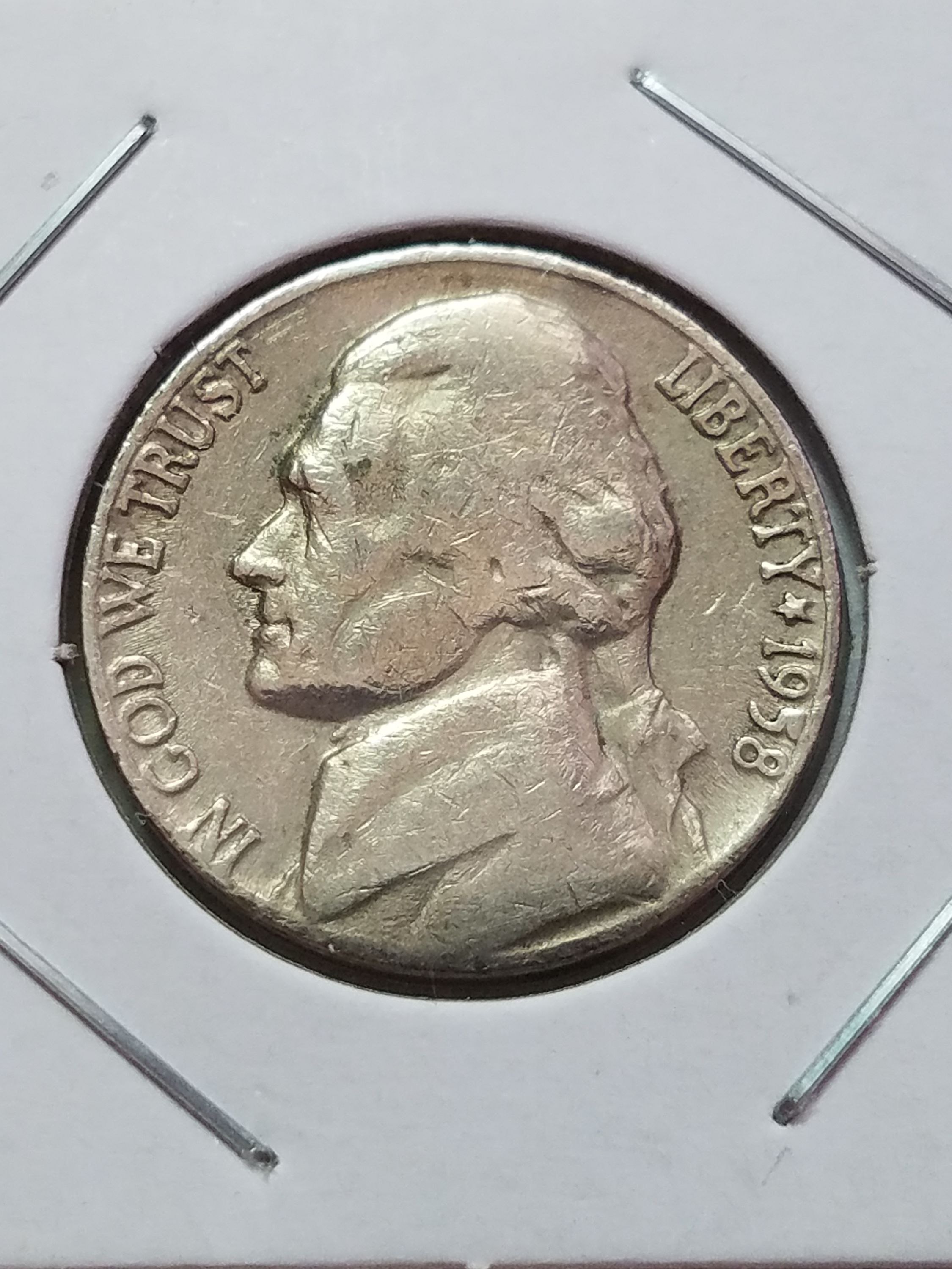 1958 D Jefferson Nickel D/S or D/D - For Sale, Buy Now Online - Item ...