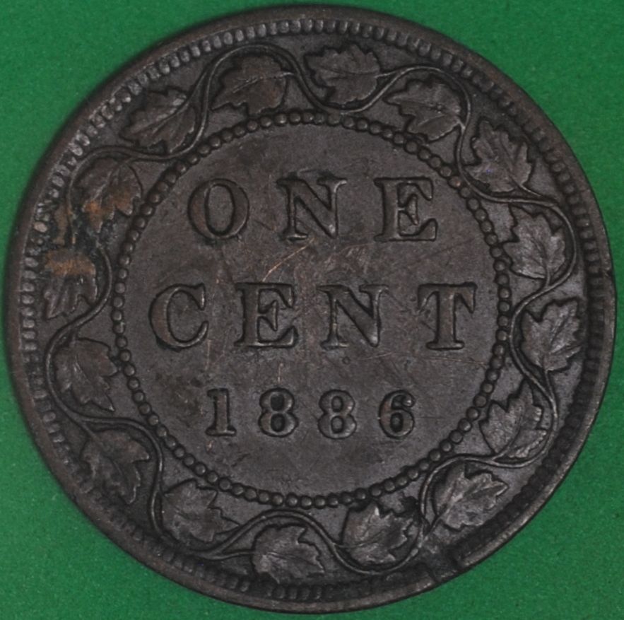 1886 Canada Cent VF - For Sale, Buy Now Online - Item #899452