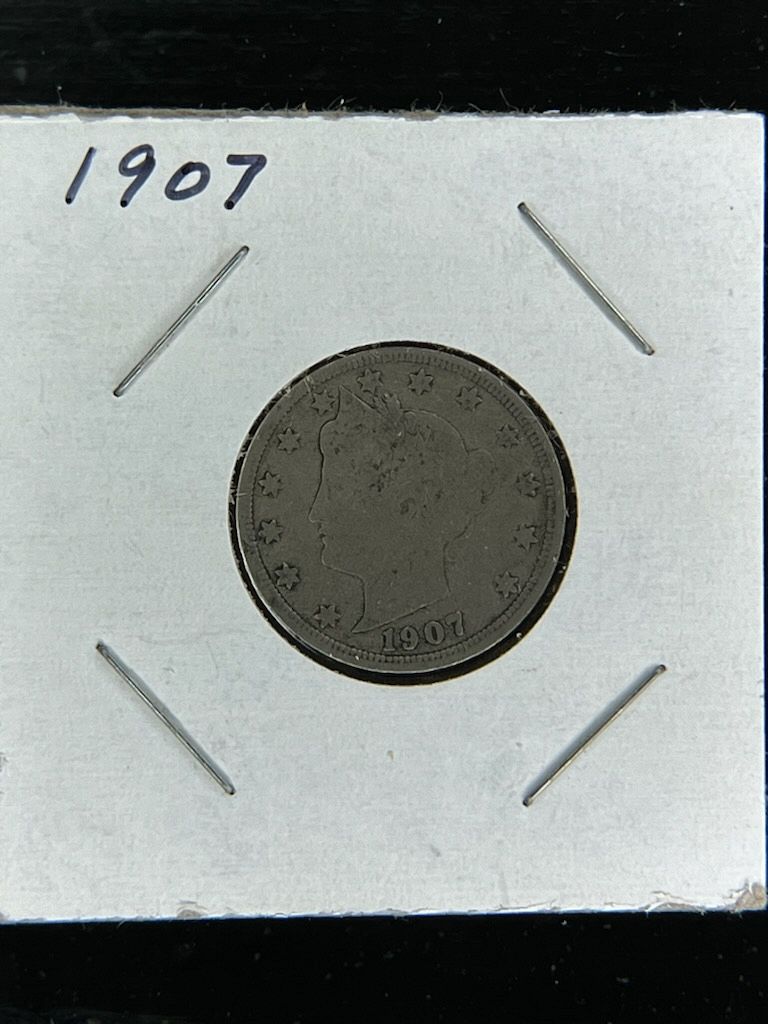 1907-P Liberty Head "V" Nickel - For Sale, Buy Now Online - Item #899497