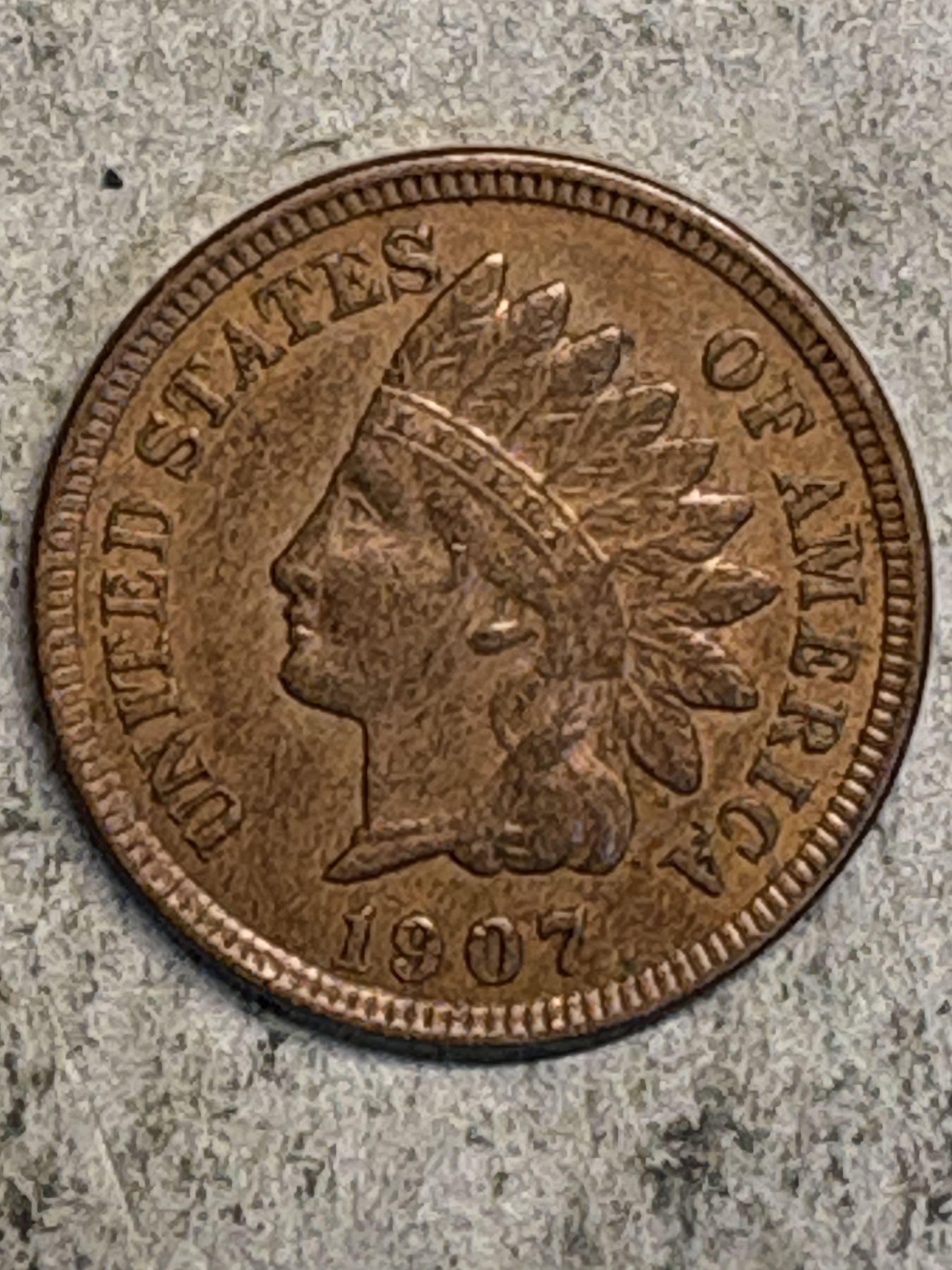 1907 Indian Head Cent MS61 BN - For Sale, Buy Now Online - Item #899907