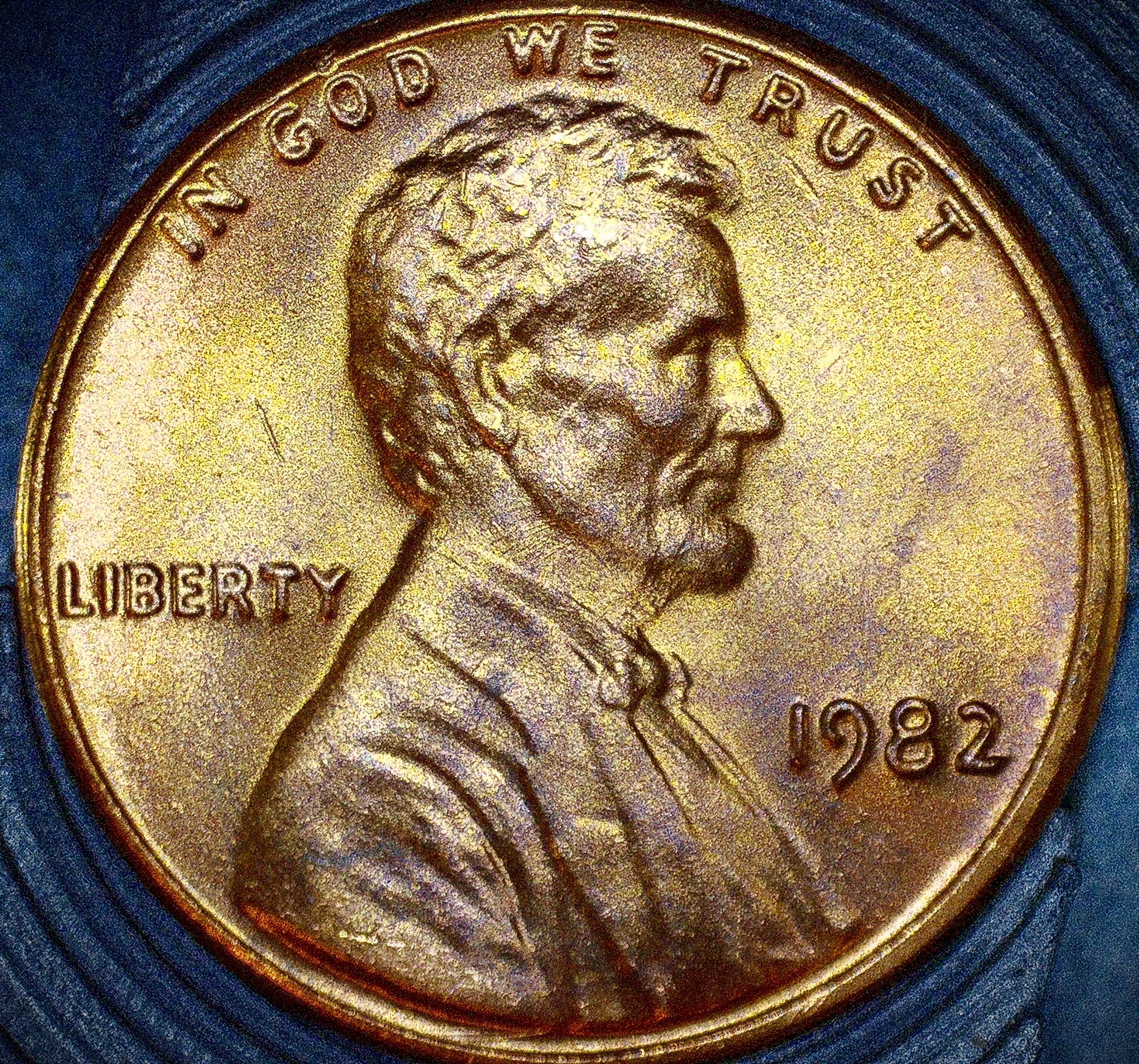 1982 P Lincoln Memorial Cent Small Cents: Copper - Large Date - For ...