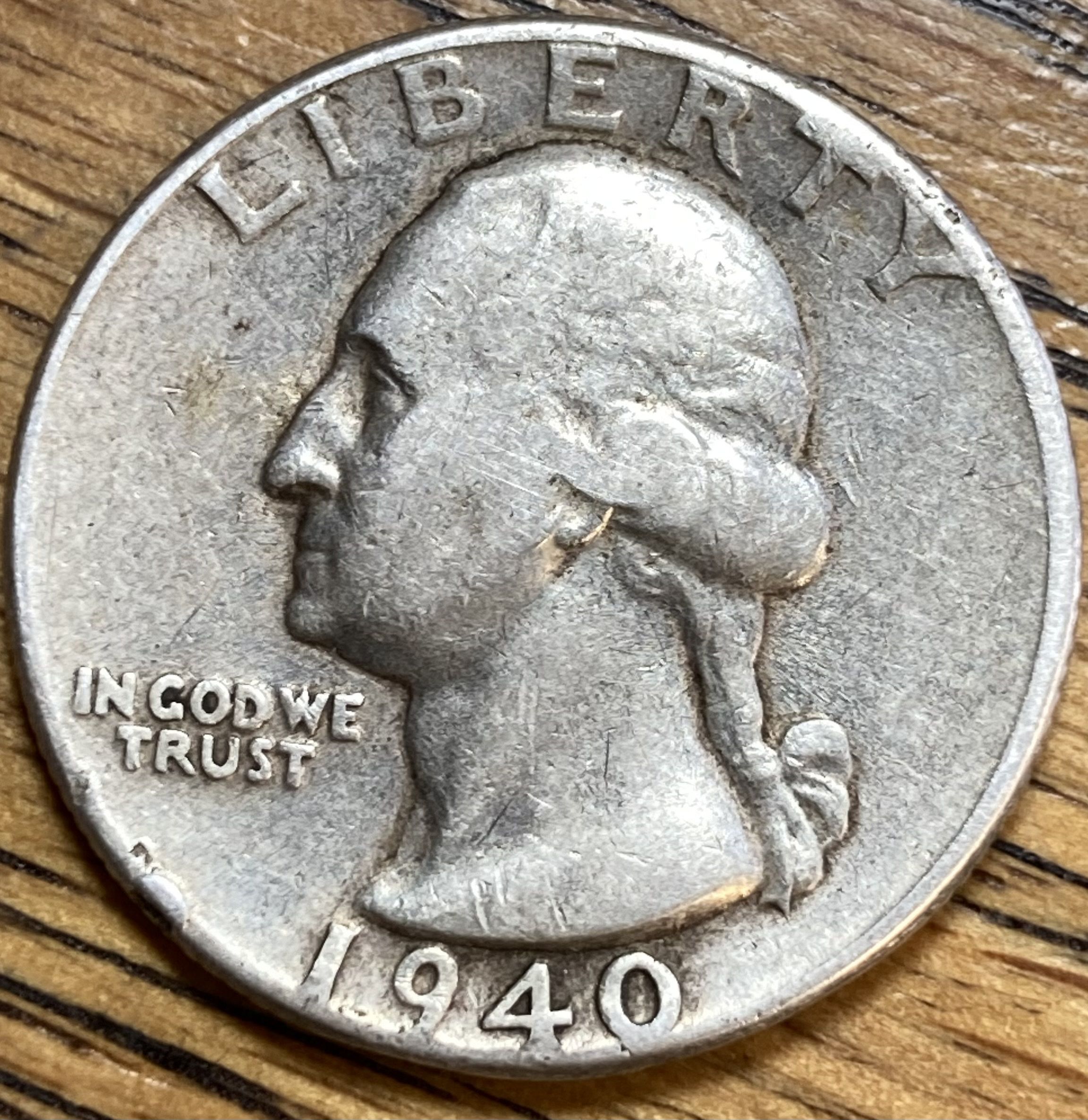 1940 Washington quarter in FINE condition - For Sale, Buy Now Online ...