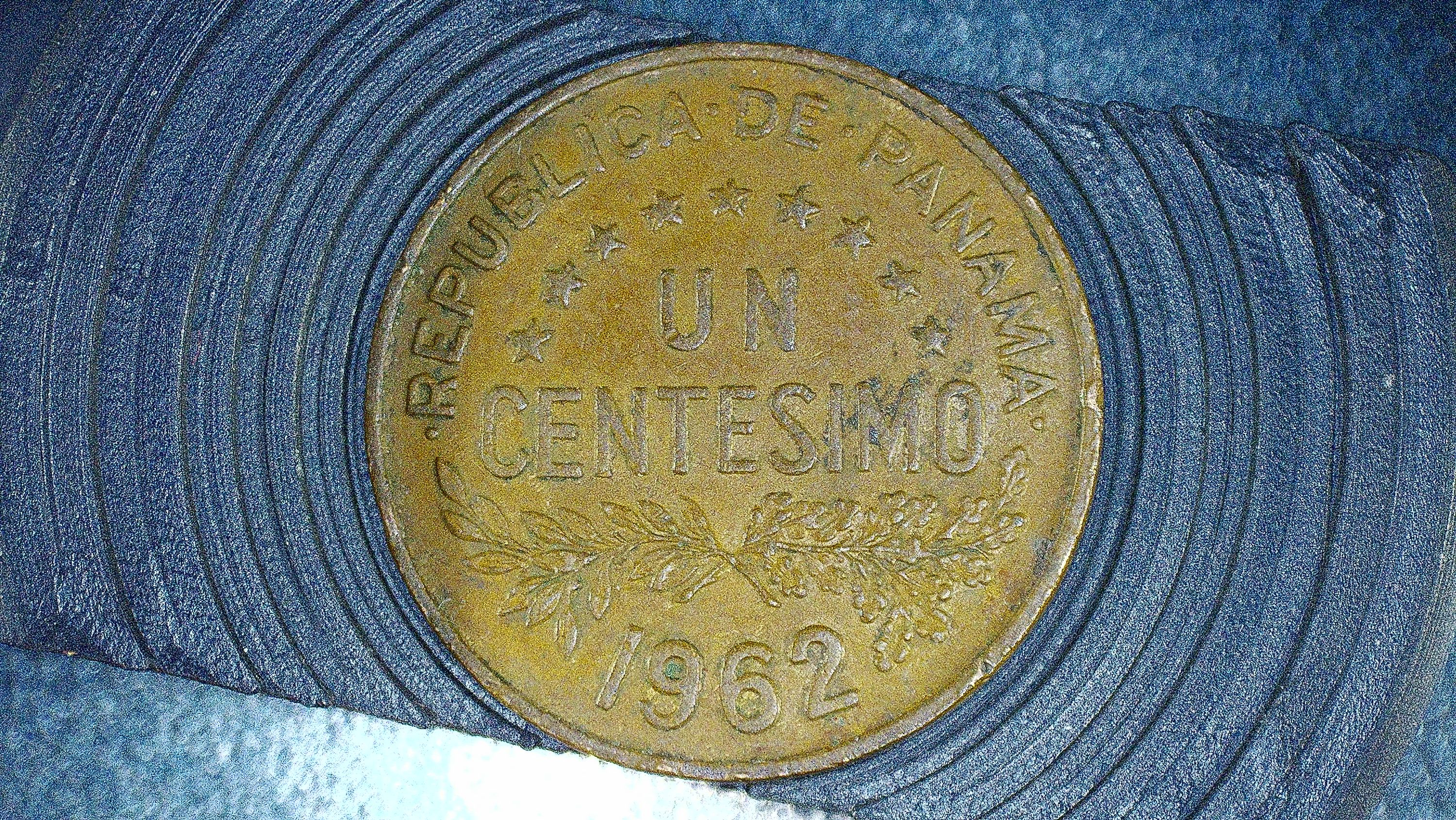 Panama Un 1 Centesimo 1962 One Cent Coin - For Sale, Buy Now Online ...