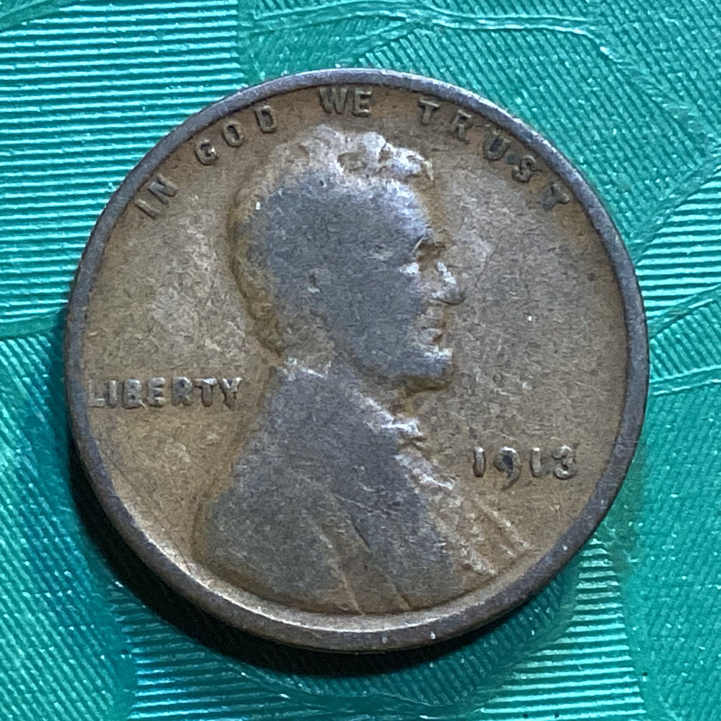 1913 P Lincoln Wheat Penny - For Sale, Buy Now Online - Item #903496