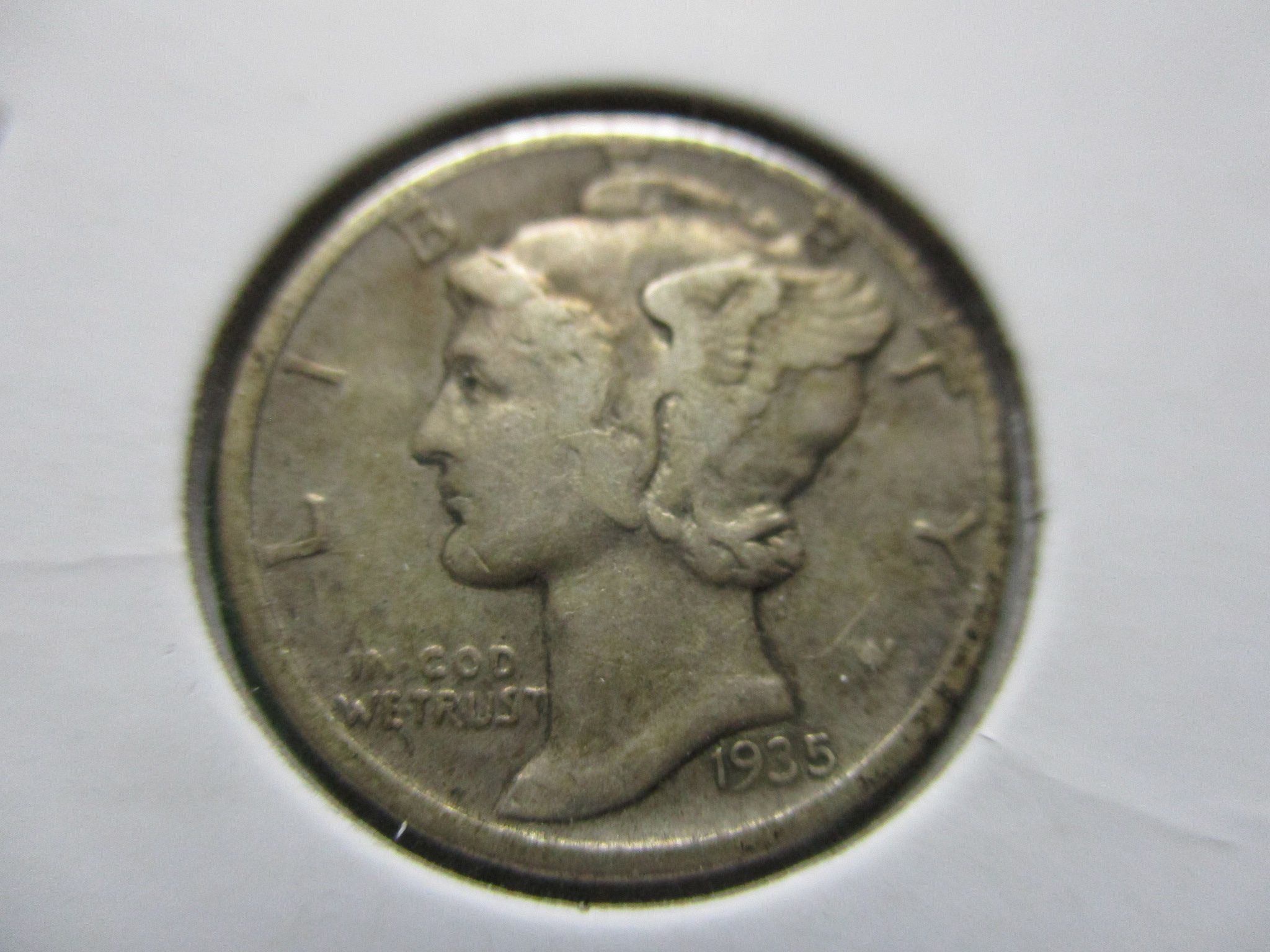 1935 Mercury Dime. Item: 10 M35-17. - For Sale, Buy Now Online - Item ...