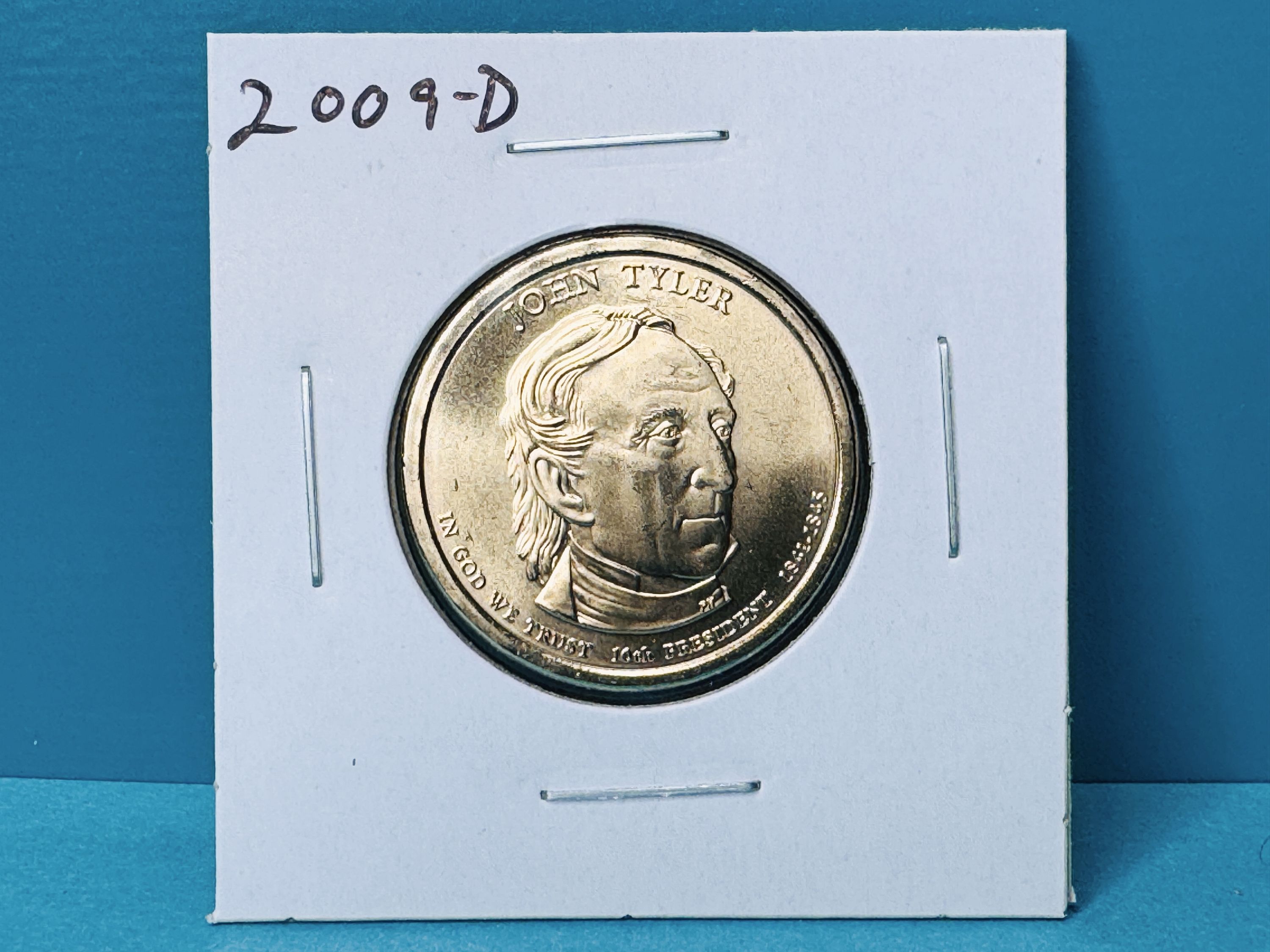 2009-D John Tyler Presidential Dollar - For Sale, Buy Now Online - Item ...