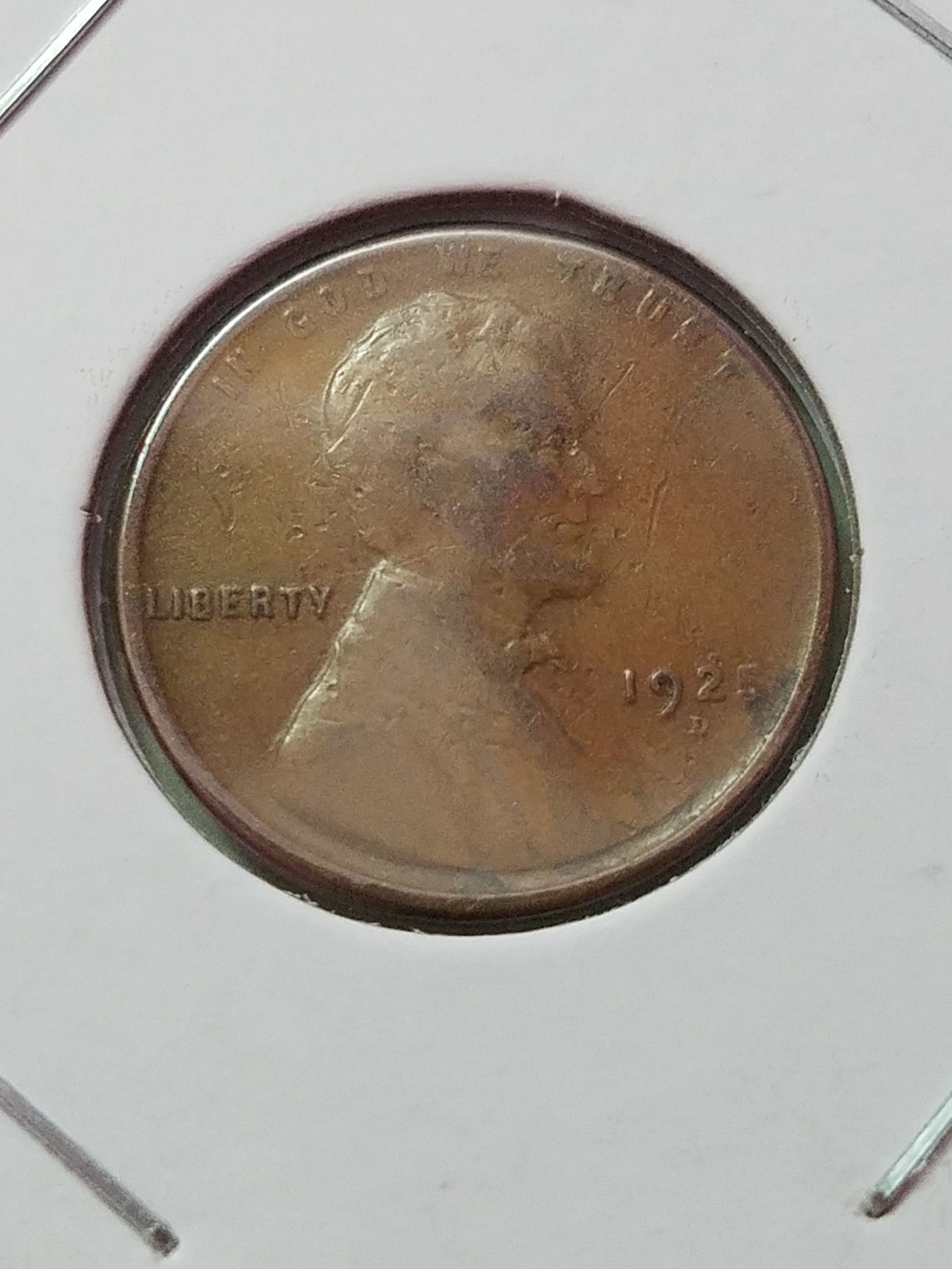 1925 D Lincoln Wheat Cent Penny Copper with Rotated Die - For Sale, Buy ...