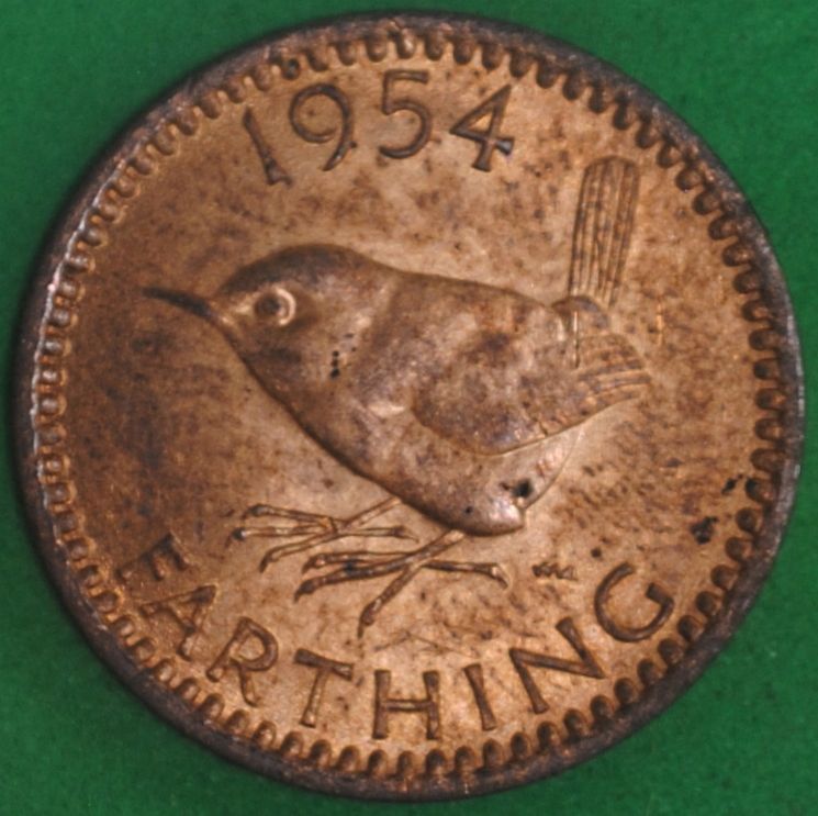 1954 Great Britain Farthing UNC - For Sale, Buy Now Online - Item #904881