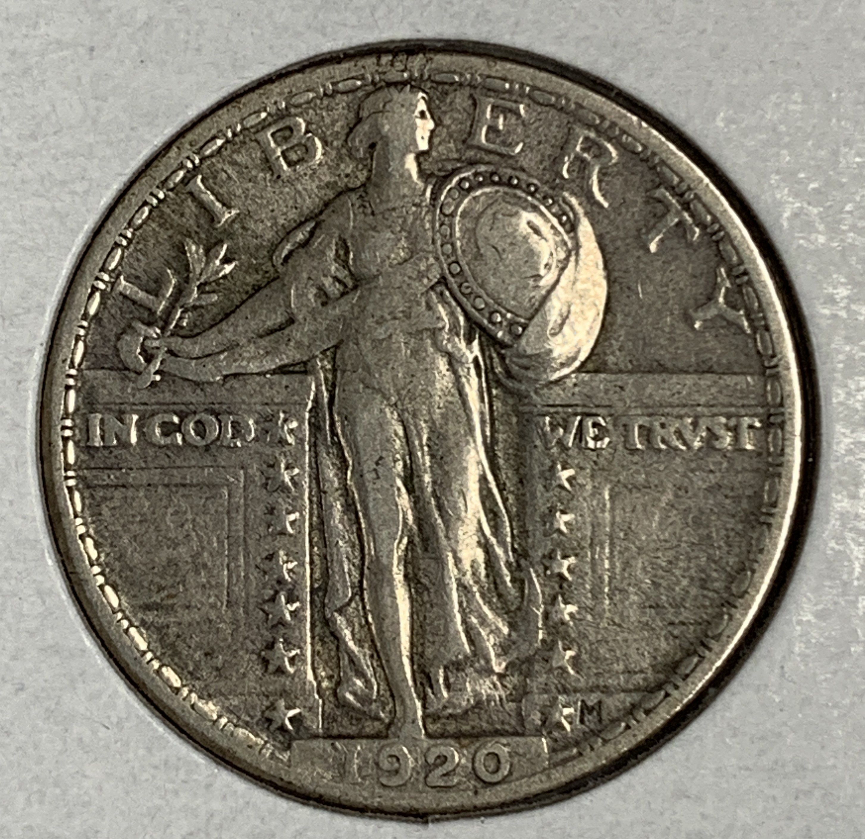 1920 Standing Liberty Quarter, XF, (8987) - For Sale, Buy Now Online ...