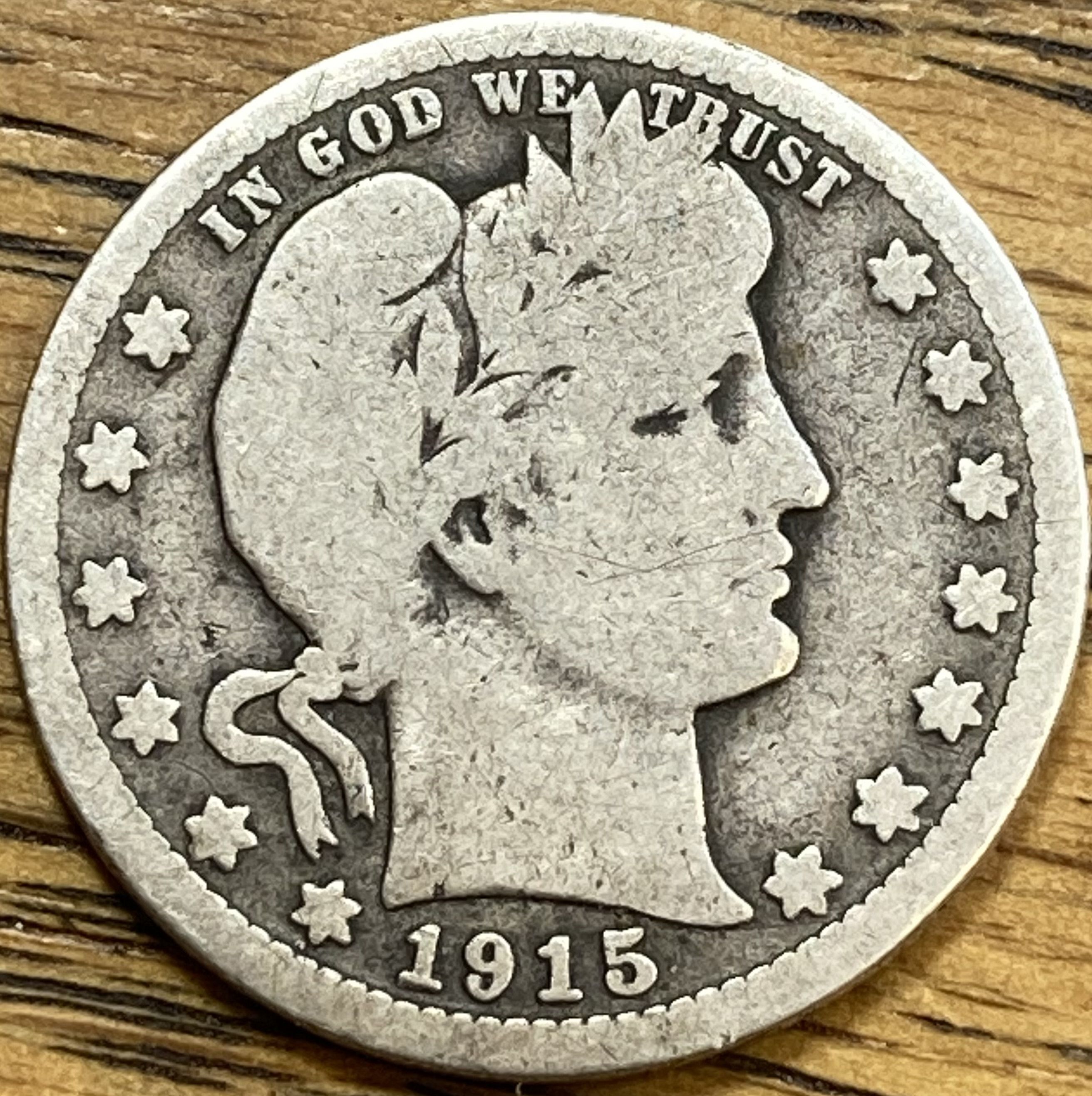 1915 barber quarter in GOOD condition - For Sale, Buy Now Online - Item ...