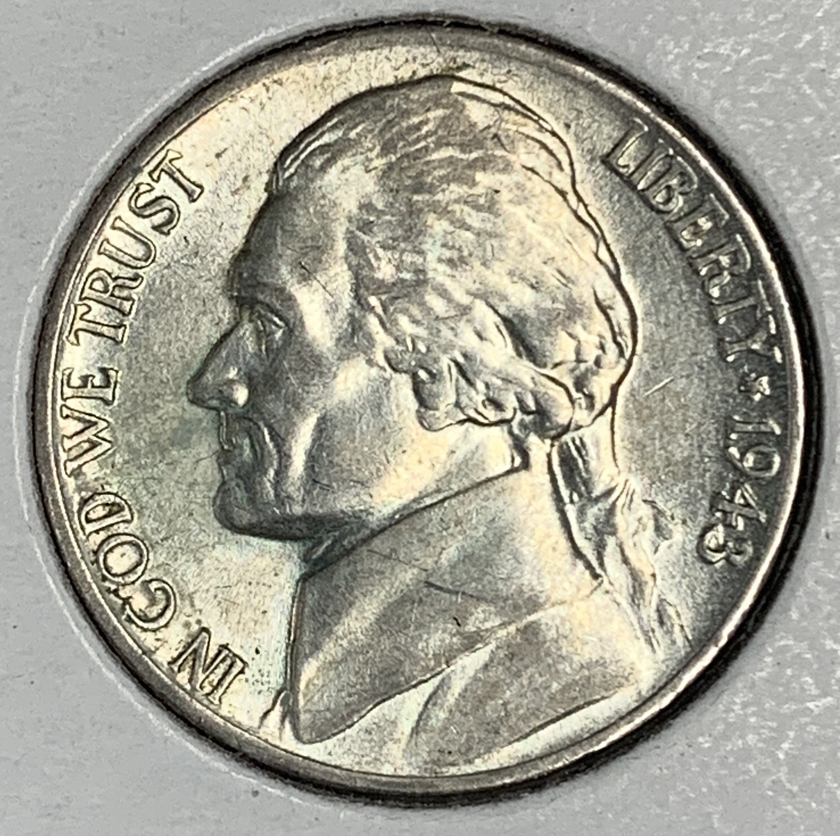 1943/2-P Jefferson Nickel, MS60+ (9271) - For Sale, Buy Now Online ...