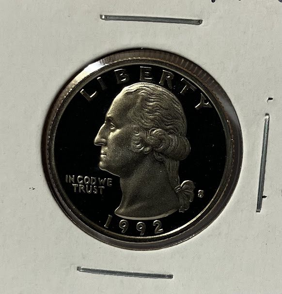 1992 S Proof Washington quarter - For Sale, Buy Now Online - Item #911307
