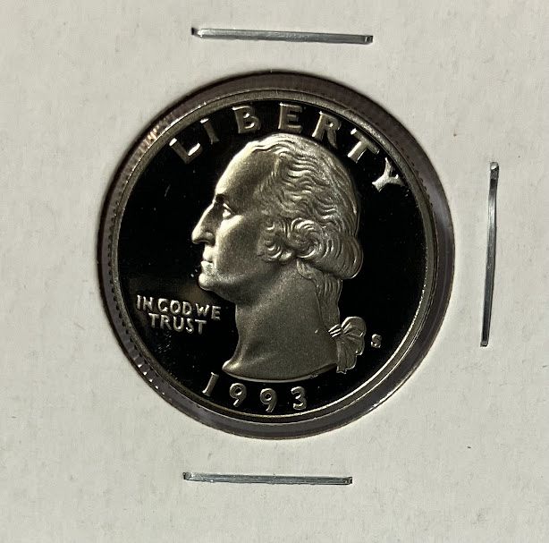 1993 S Proof Washington quarter - For Sale, Buy Now Online - Item #911308