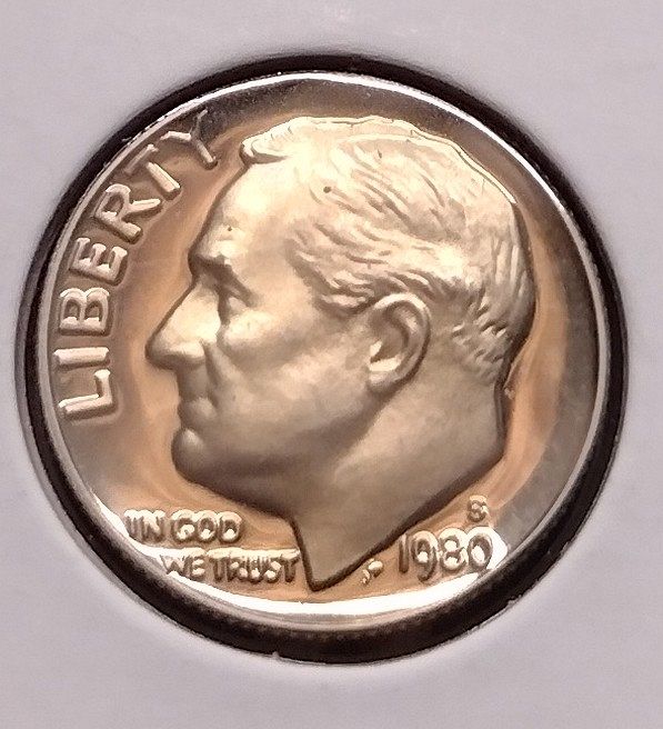 1980 S Roosevelt Dime Proof - For Sale, Buy Now Online - Item #912095
